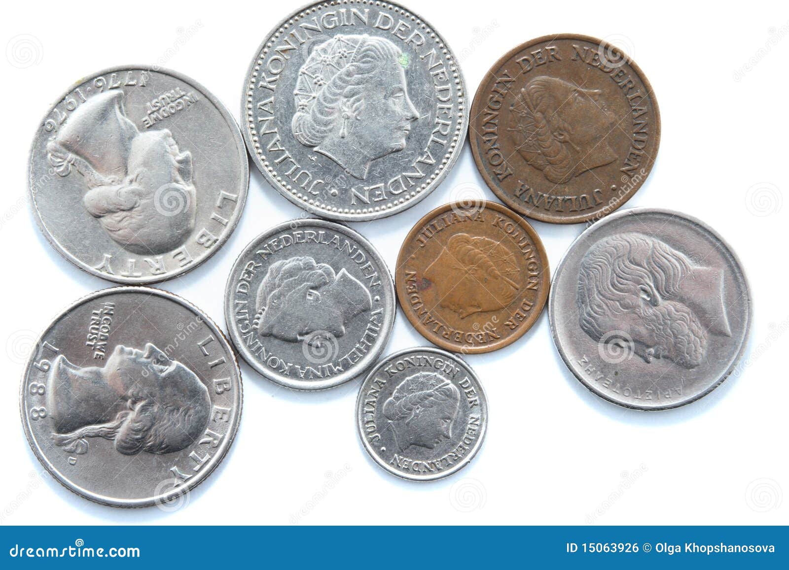 Different metal coins stock photo. Image of white, finance - 15063926
