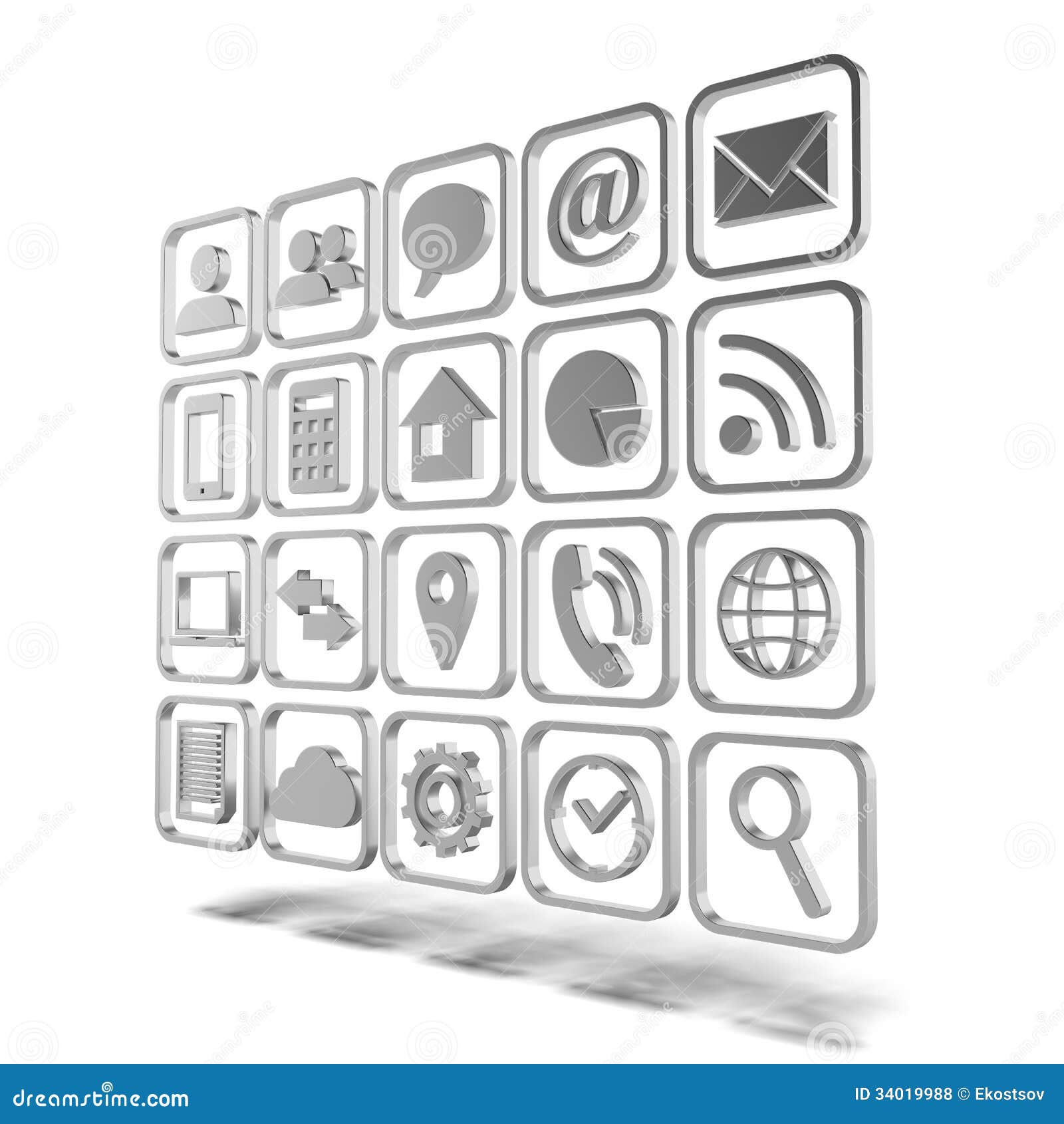 Different metal icons stock illustration. Illustration of money - 34019988