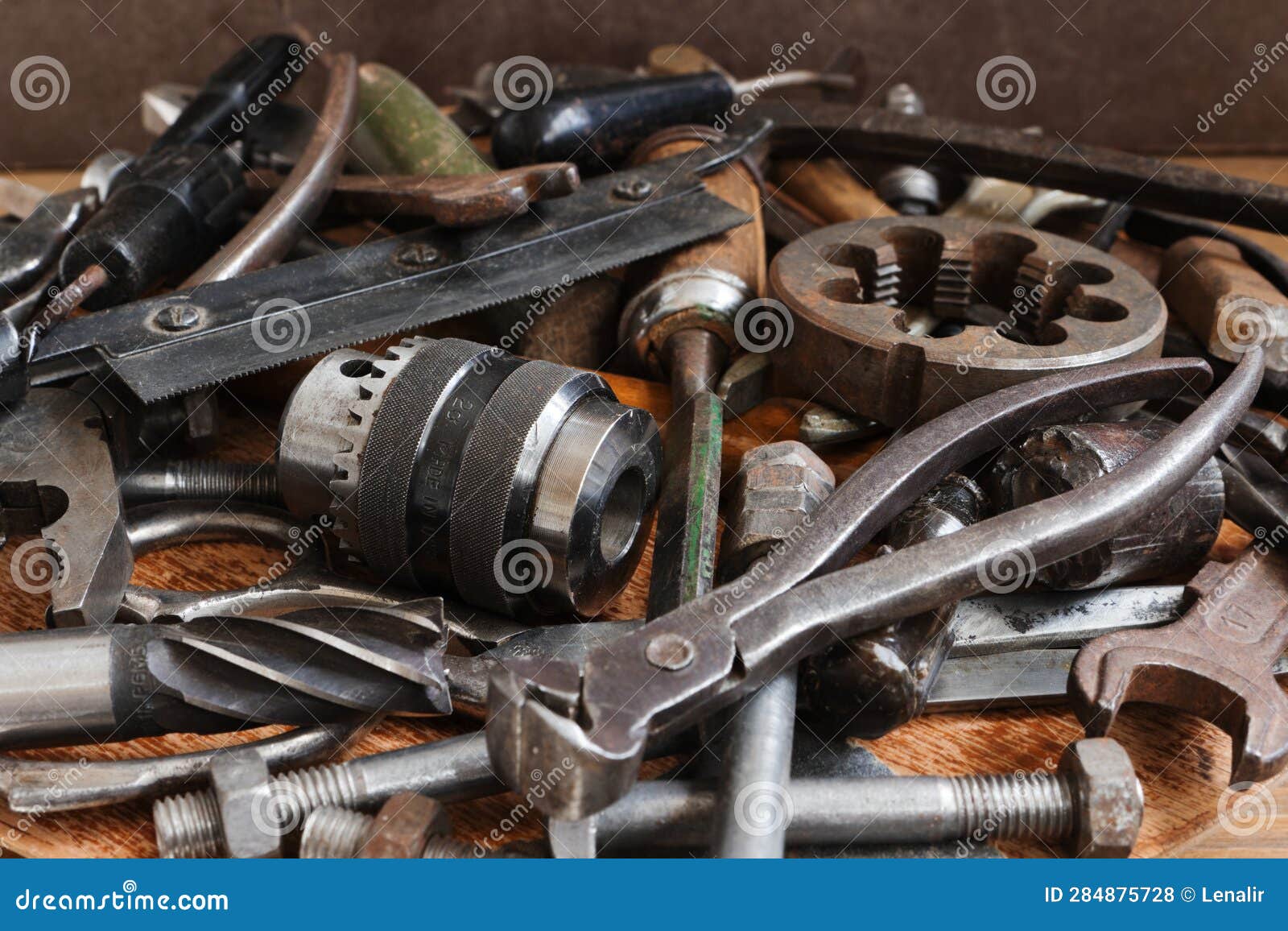 Different Metal Tools for Fitting Stock Photo - Image of human, tongs ...