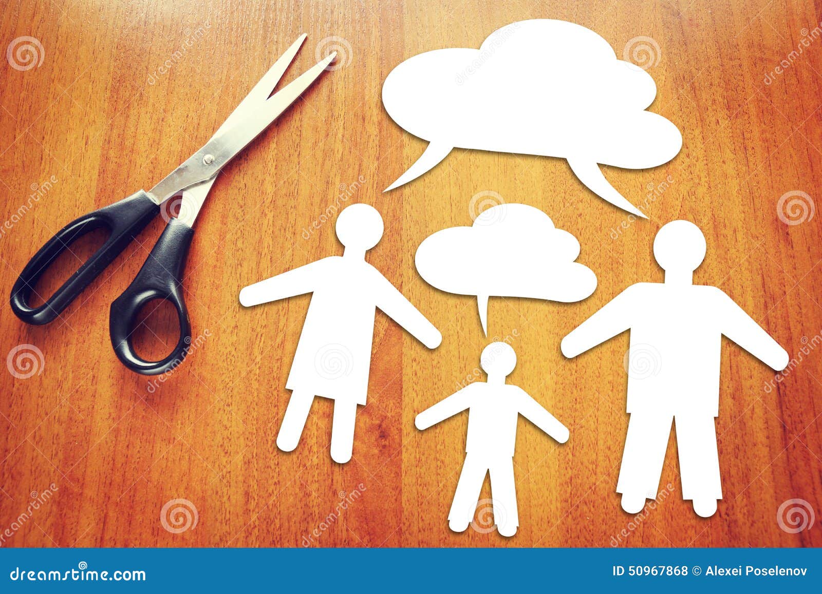 Different Mindset. Concept of Conflict between Generations Stock Photo ...