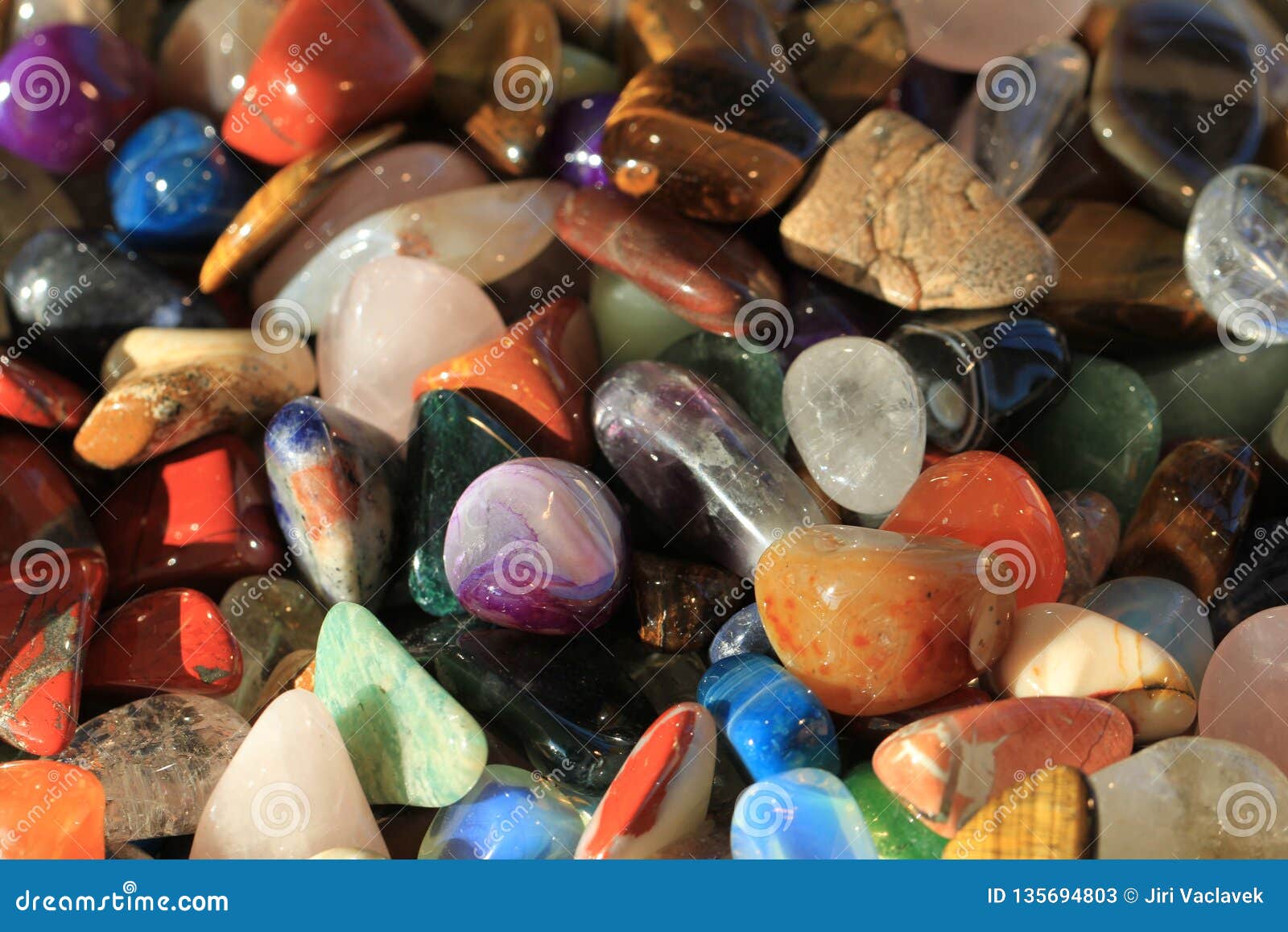 Different Mineral Collection Stock Image - Image of colorful, pebbles ...