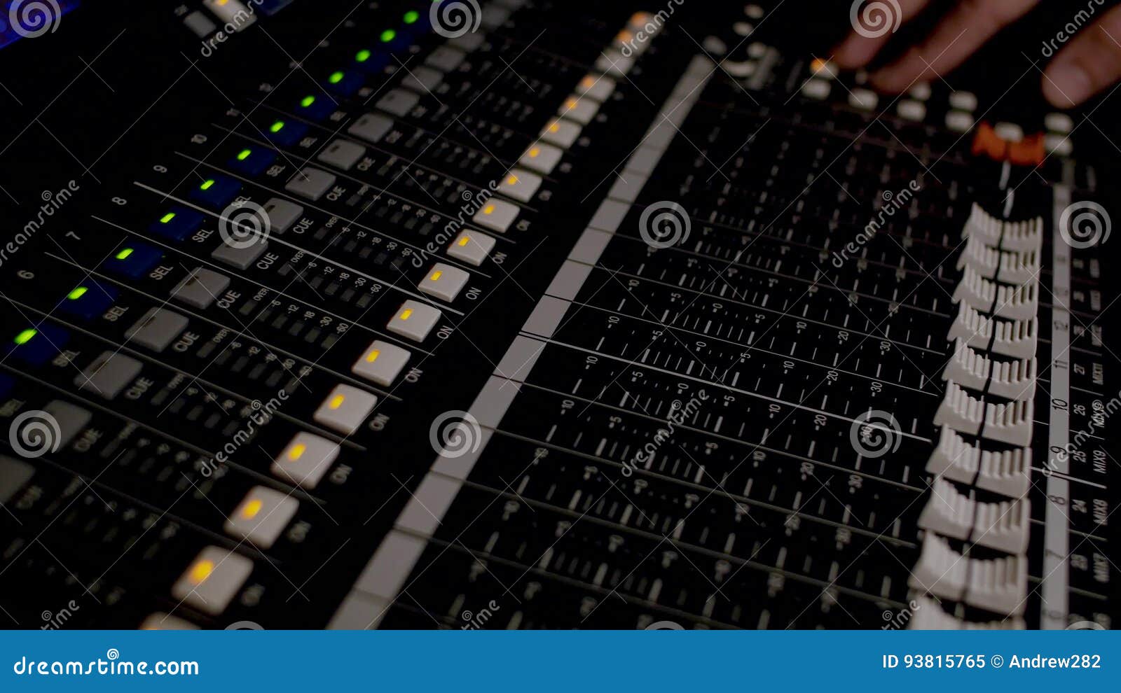 Different Modes of Sound Console Stock Image - Image of industry ...