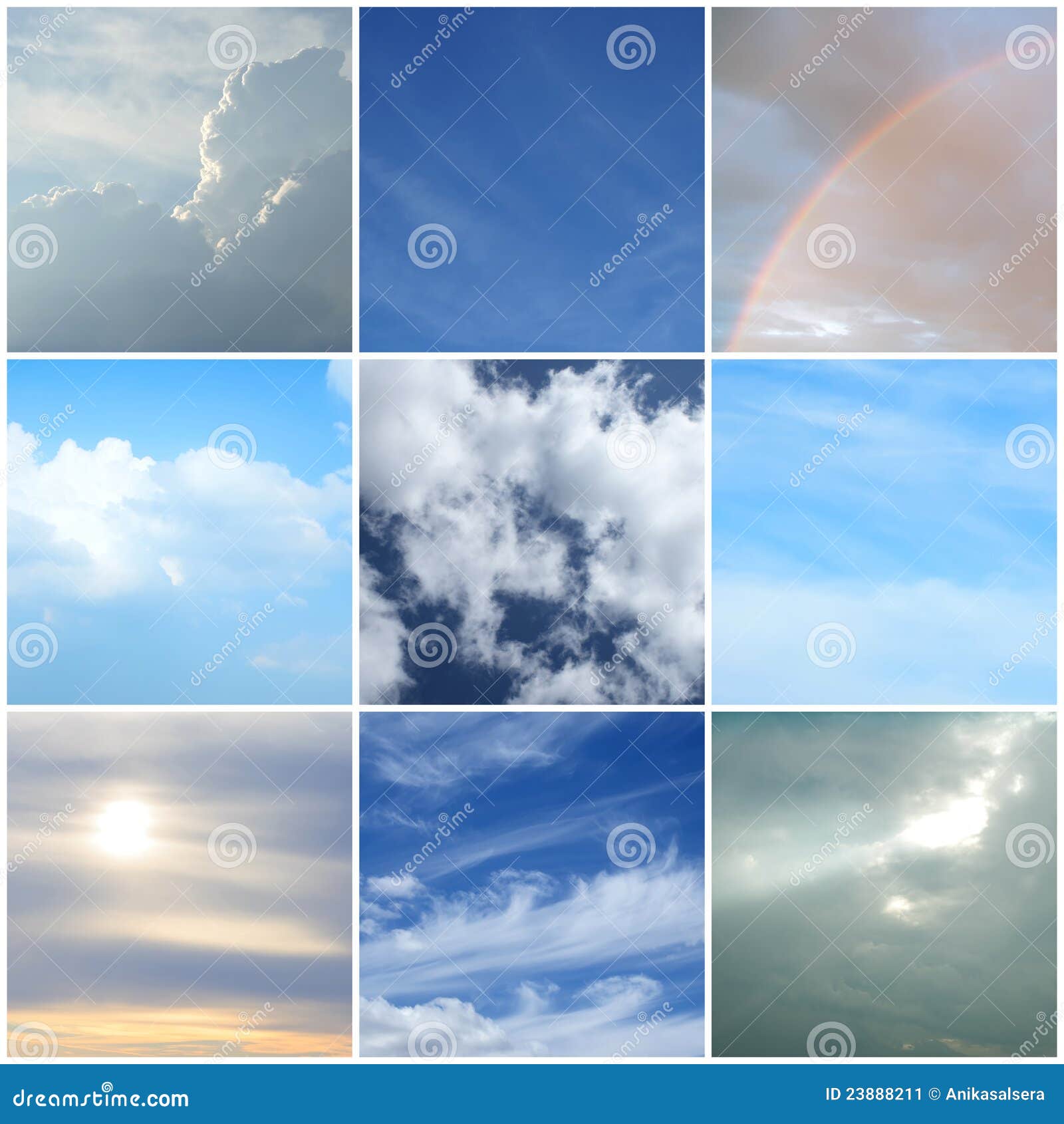Different moods of the sky stock image. Image of peace - 23888211