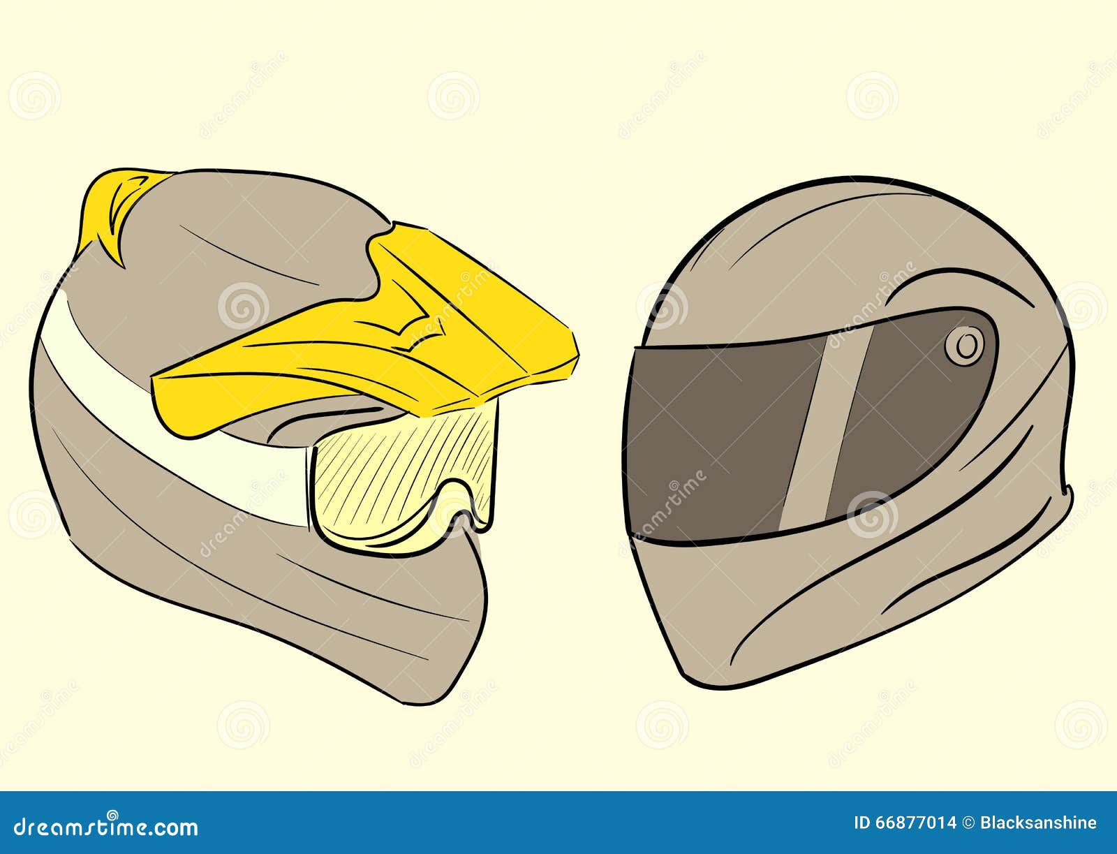 Different Motorcycle Fuel Tanks Front, Back, Top And Side View Isolated ...