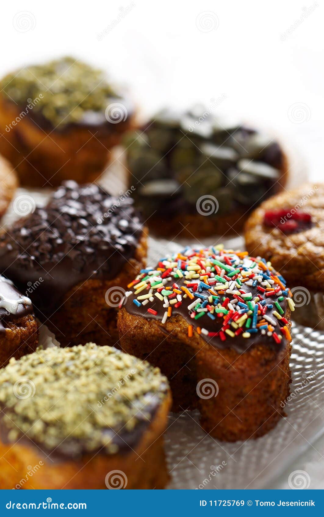 Different muffins stock image. Image of cupcake, sugar - 11725769