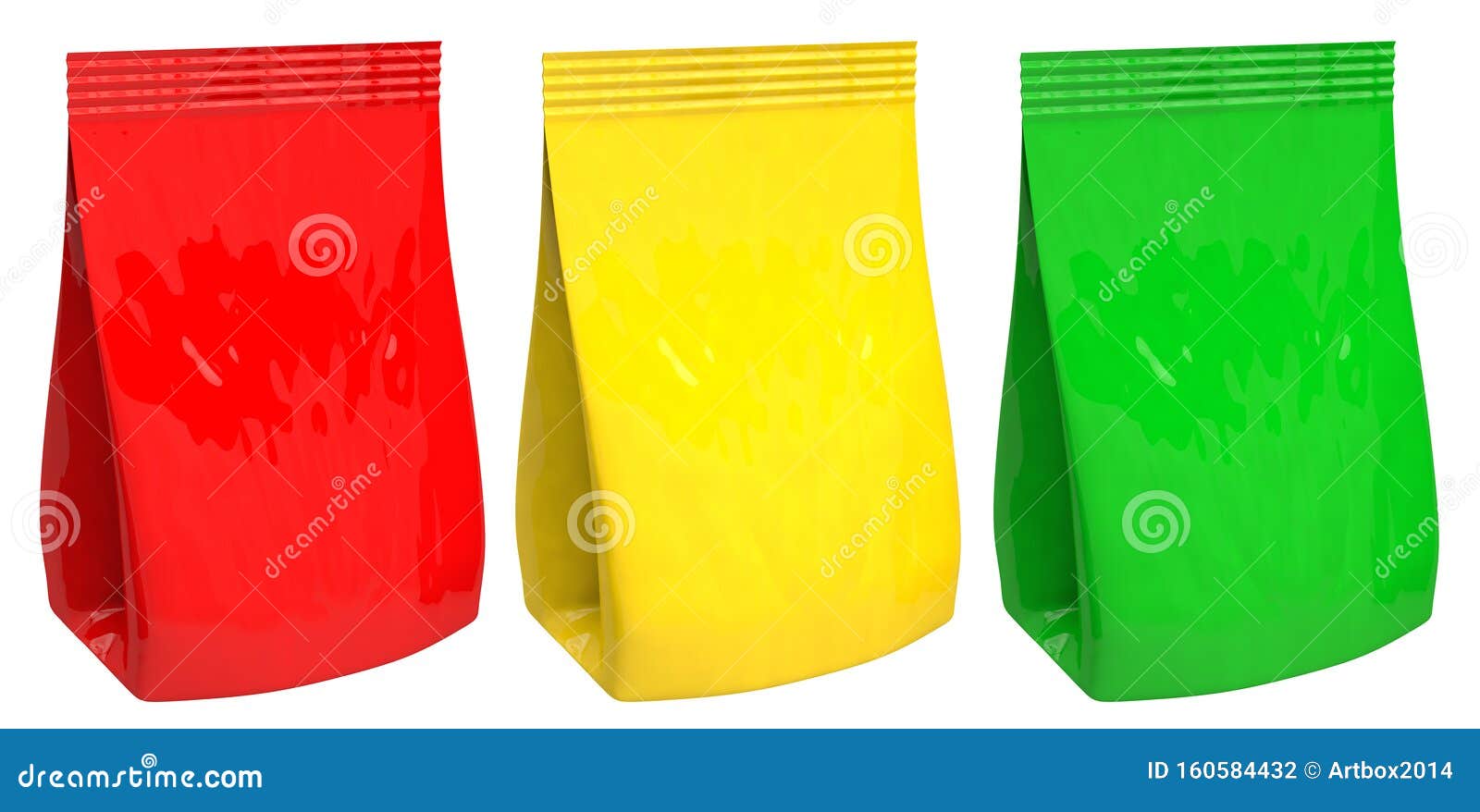 Different Multi-colored Packaging Stock Illustration - Illustration of ...