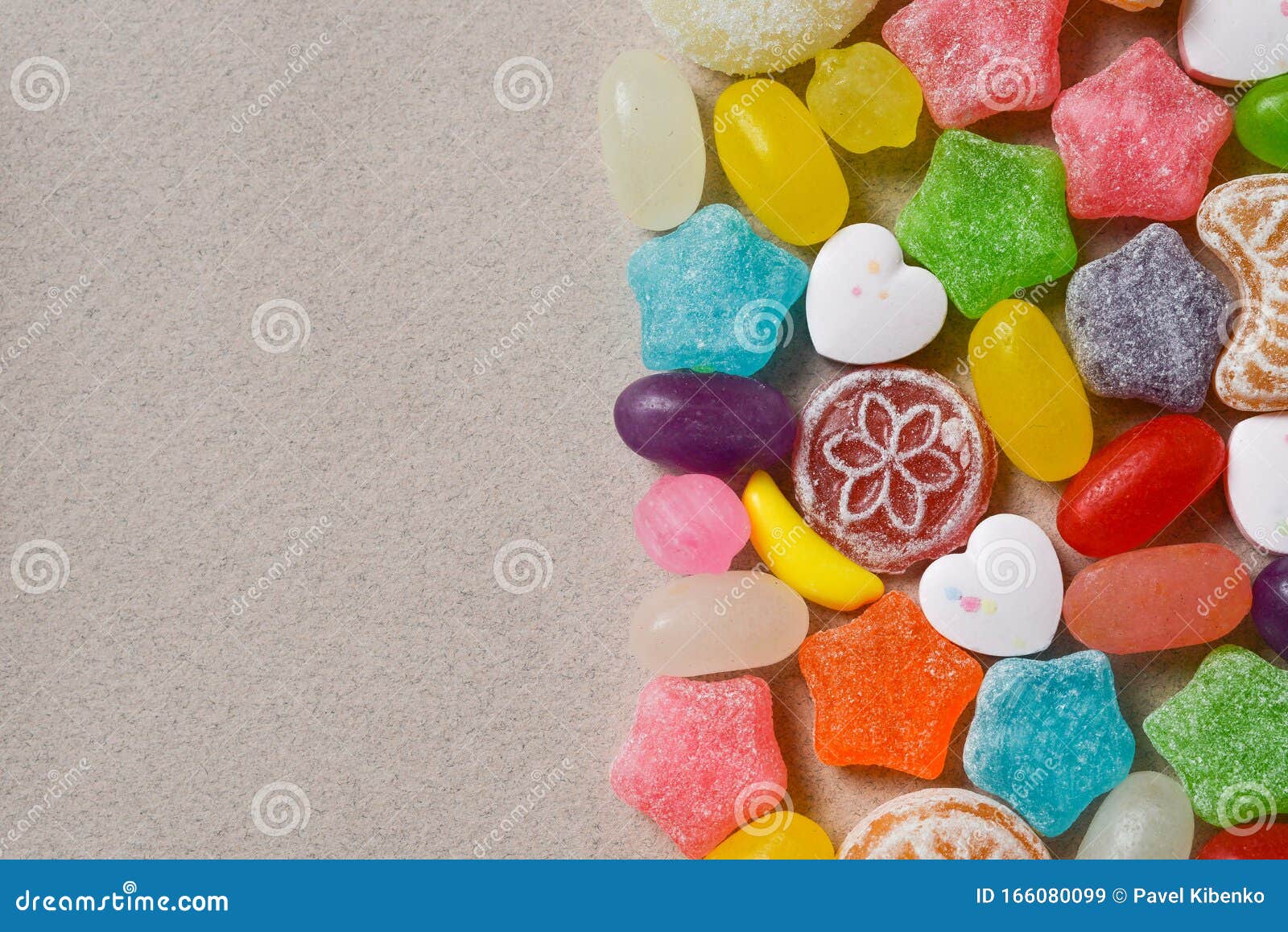 Different Multicolored Candies Stock Image - Image of food ...