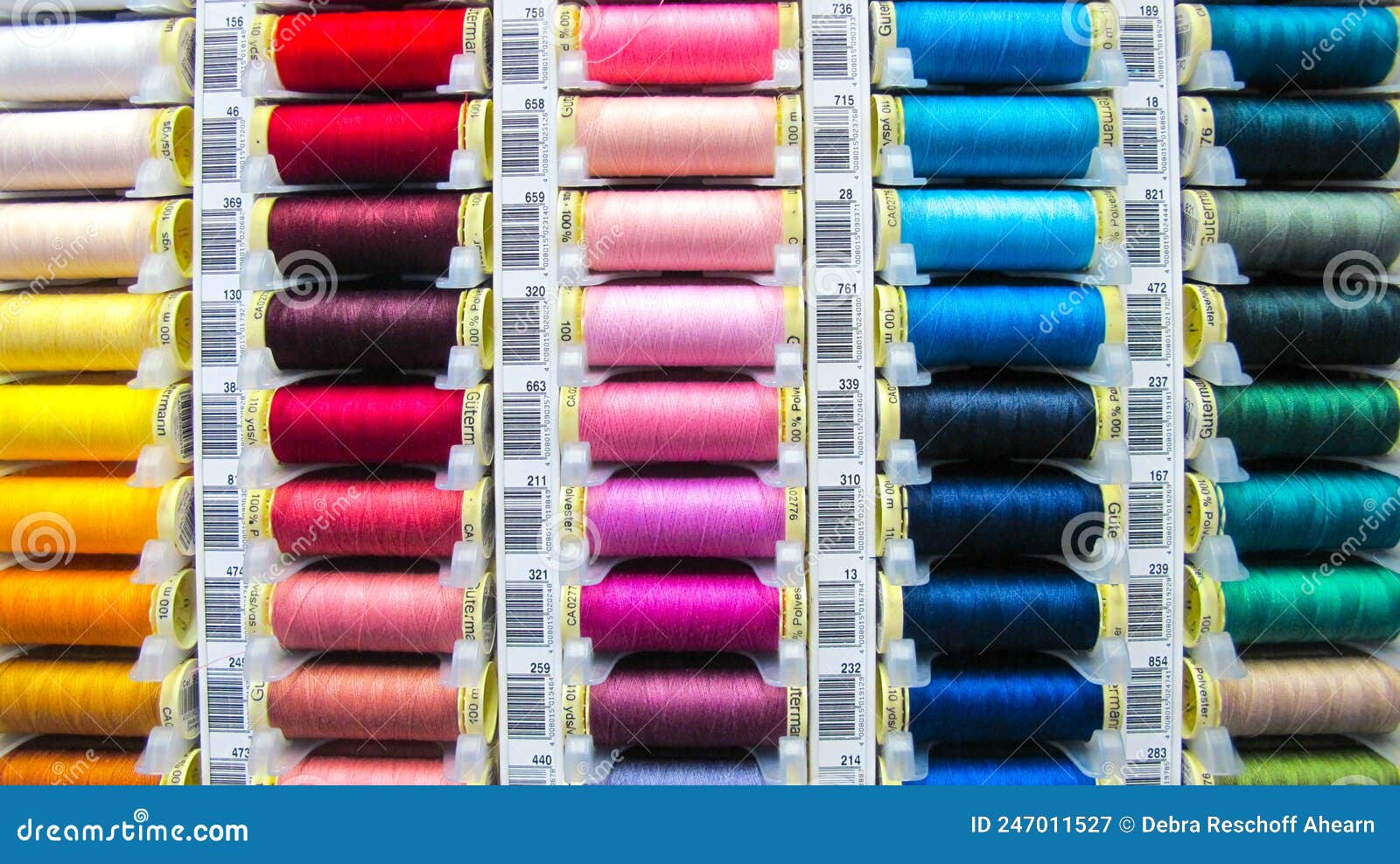 Different Multicolored Sewing Thread Stock Image - Image of embroidery ...