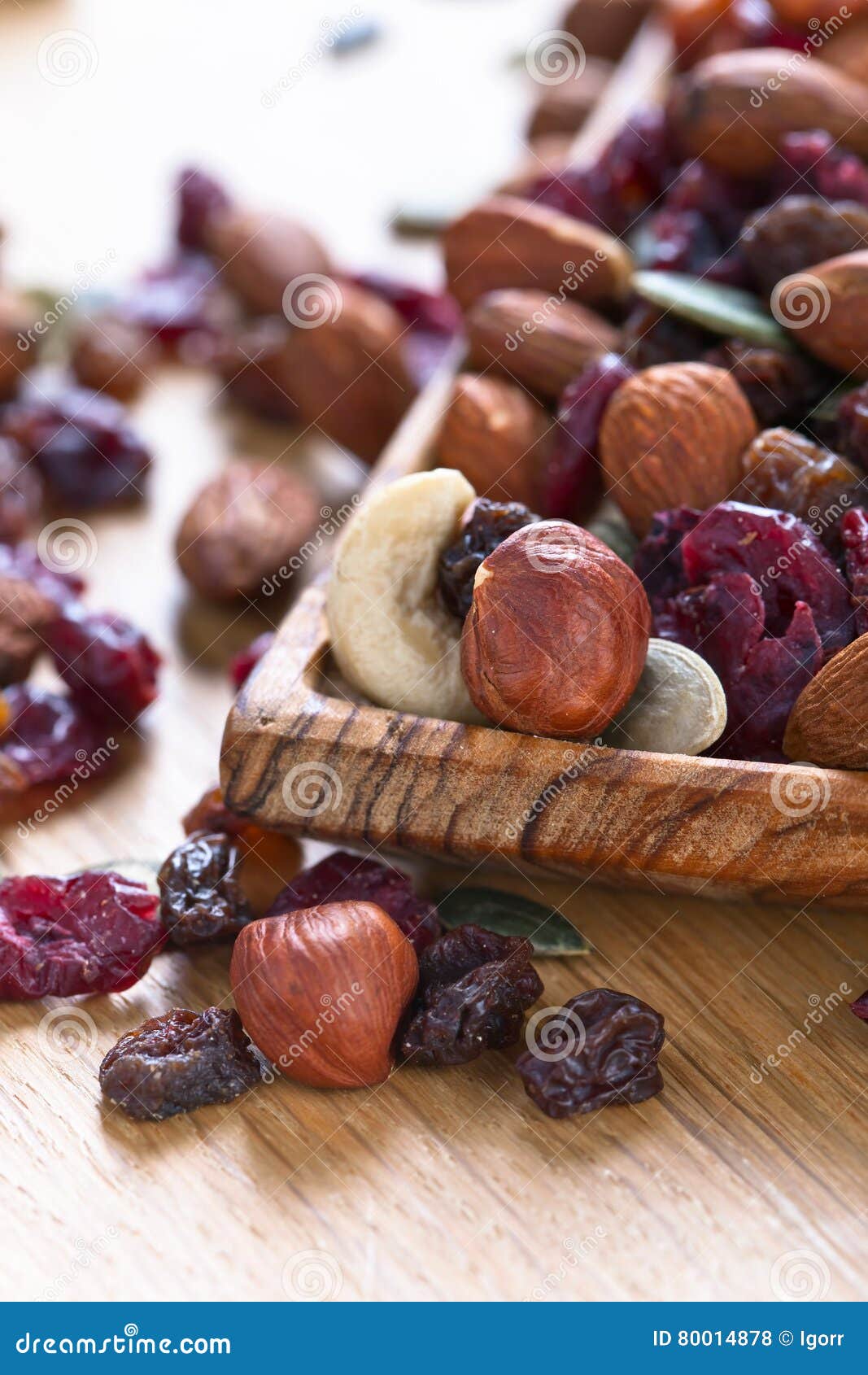 Different Nuts,dry Fruits and Berries Stock Photo - Image of food ...