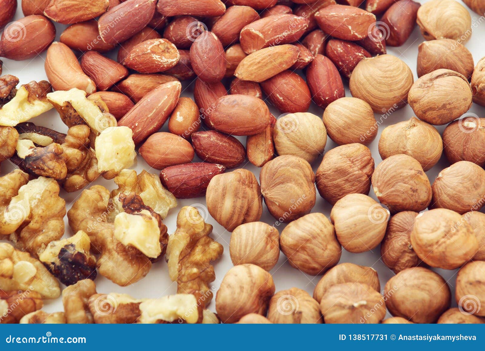 Different Nuts Forming Background Stock Image - Image of assortment ...