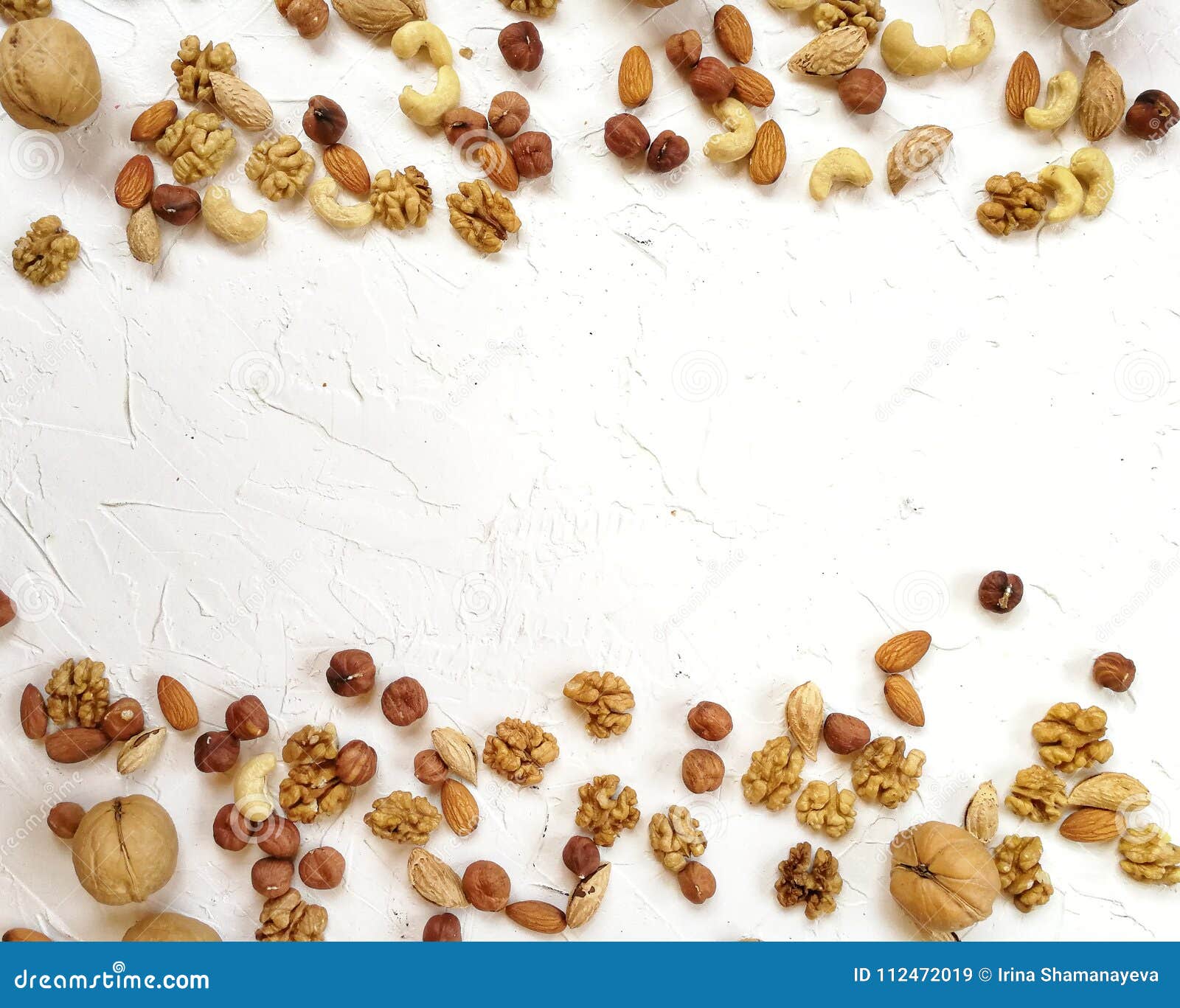 Different Nuts, Peeled And In-shell Stock Image - Image of brazil ...