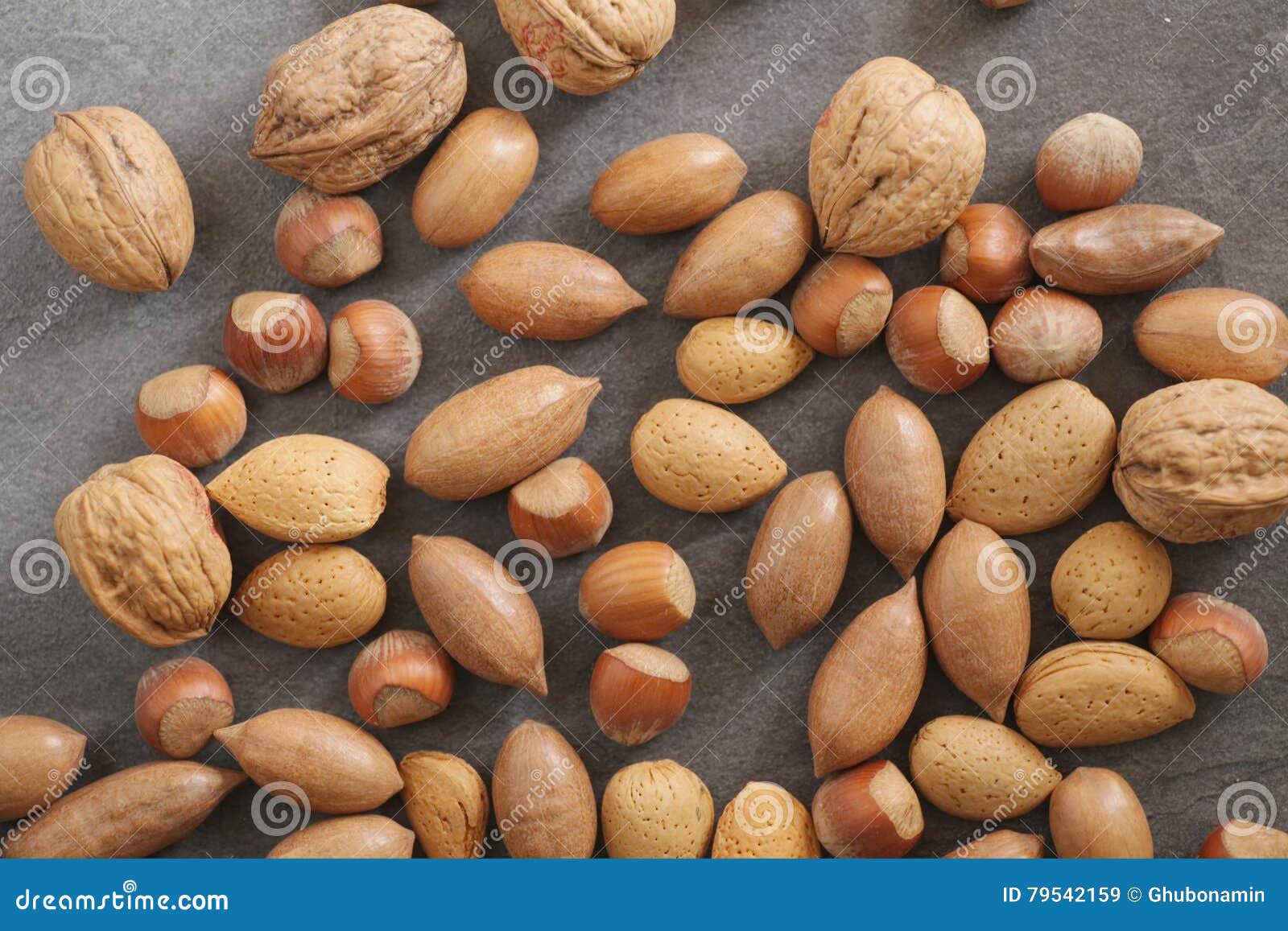 Different nuts shell stock image. Image of pile, walnut - 79542159