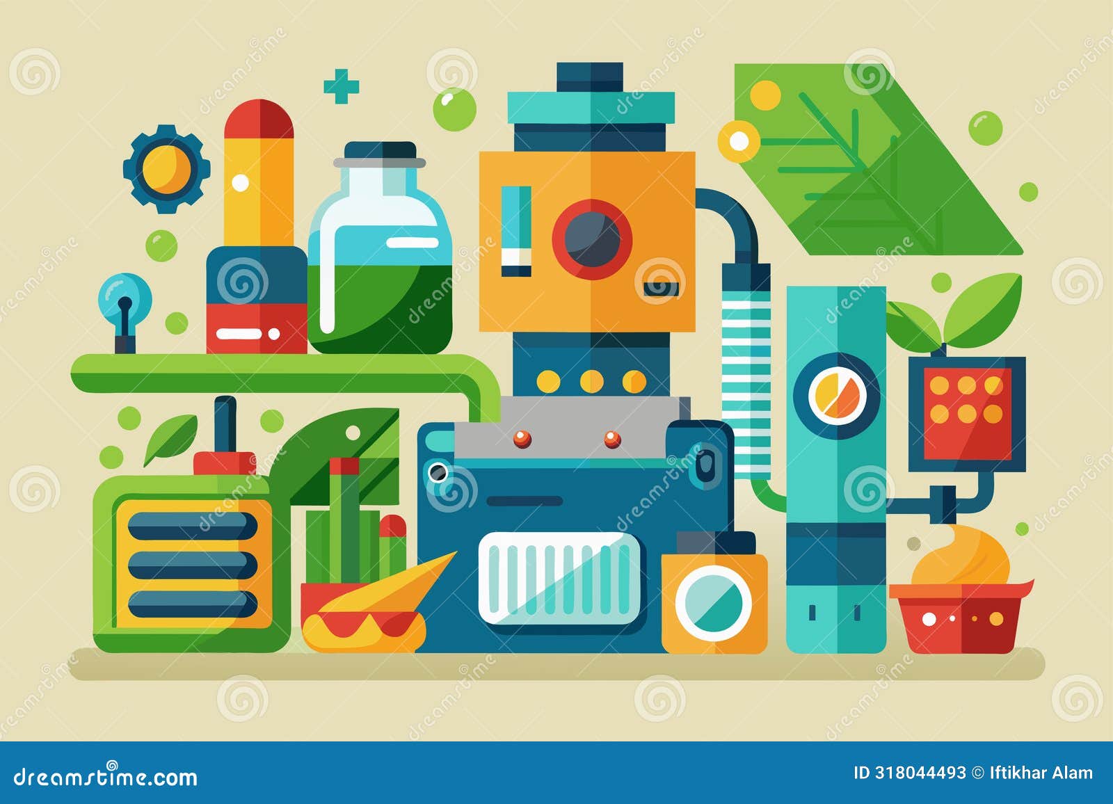 Different Objects Arranged on a Flat Surface, Showcasing Variety and ...