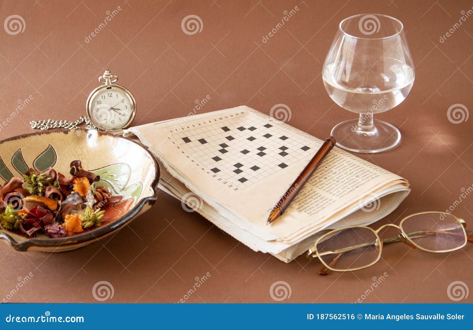 Still Life with Everyday Objects. Stock Photo - Image of puzzle, anise ...