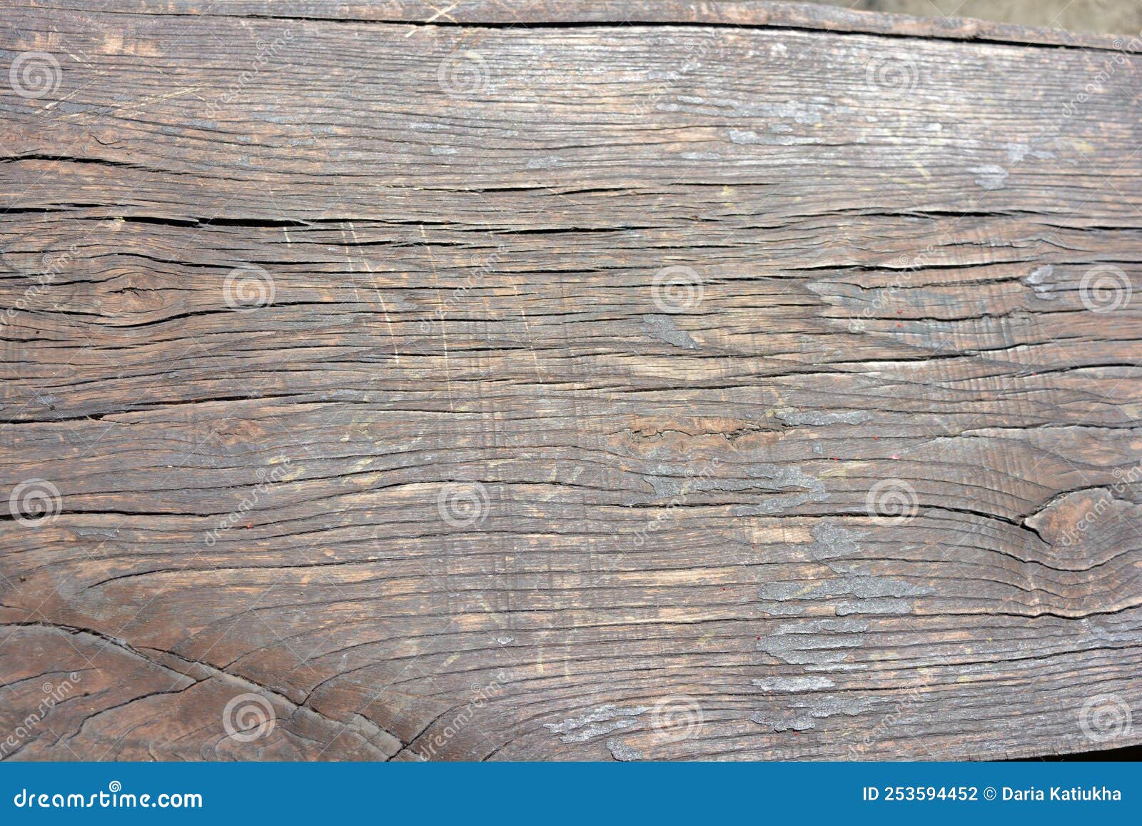 Old Natural Wooden Boards with Interesting Patterns Illuminated by ...