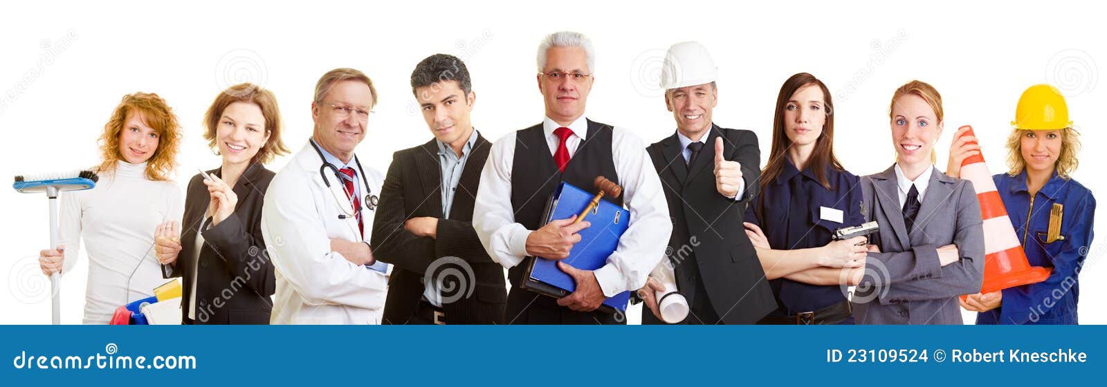 Different Occupations As a Team Stock Photo - Image of colleagues ...