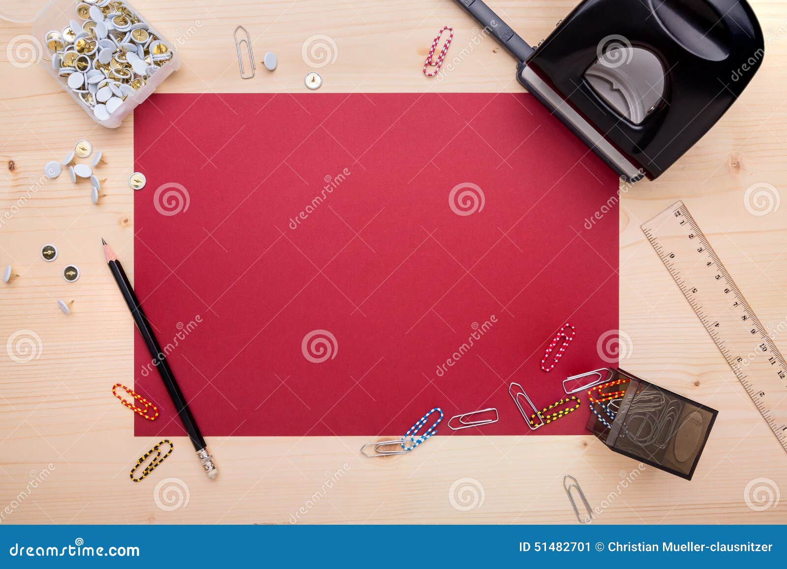 Different office objects stock image. Image of editing - 51482701