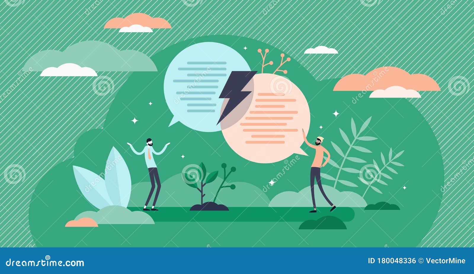 Different Opinion Vector Illustration. Debate Scene Flat Tiny Person ... Different Opinion Vector Illustration. Debate Scene Flat Tiny Person ...