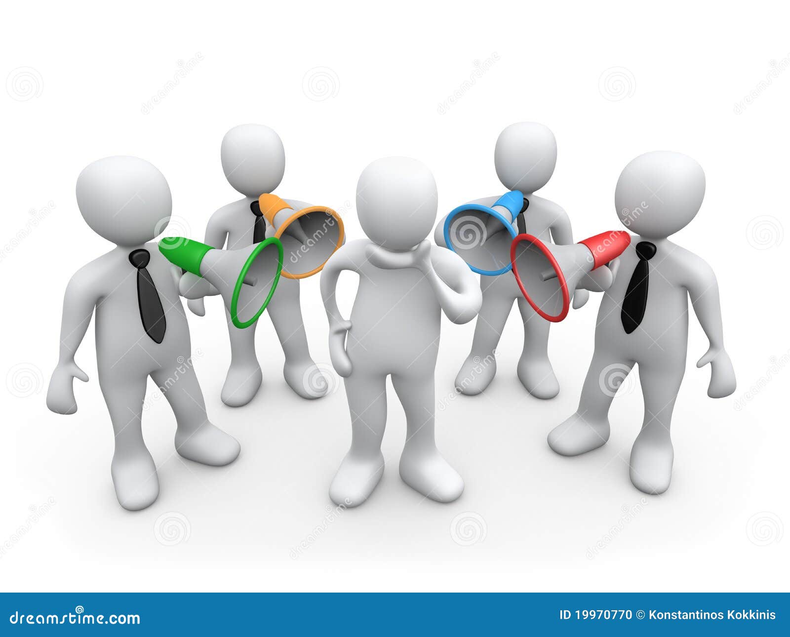 Different Opinions stock illustration. Illustration of business - 19970770