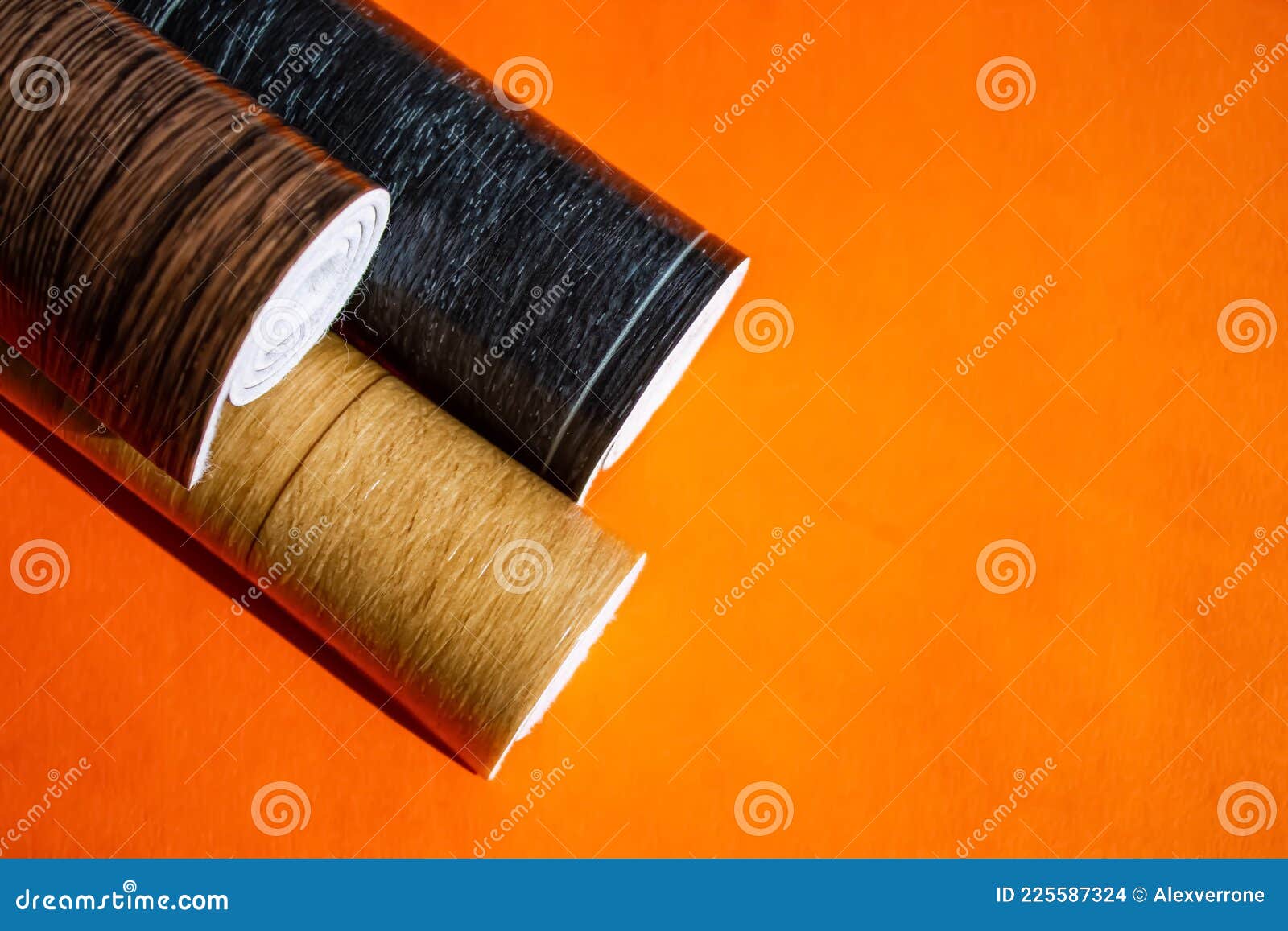 Different Options for Linoleum. a Bunch of Linoleum Samples Stock Photo ...