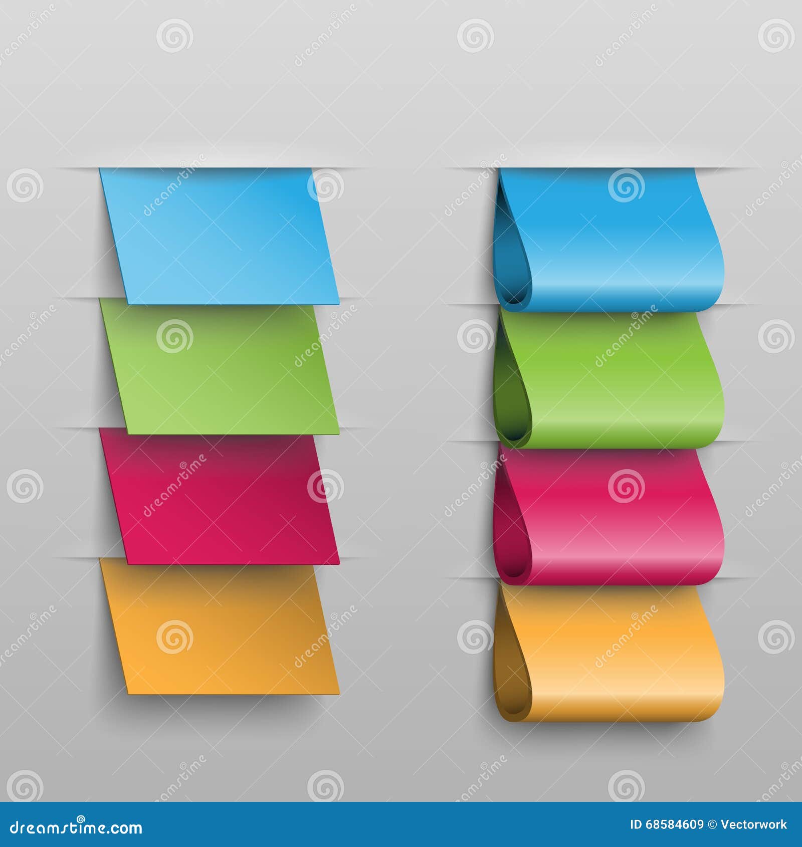 Different Options Vertical Levels Stock Illustration - Illustration of ...
