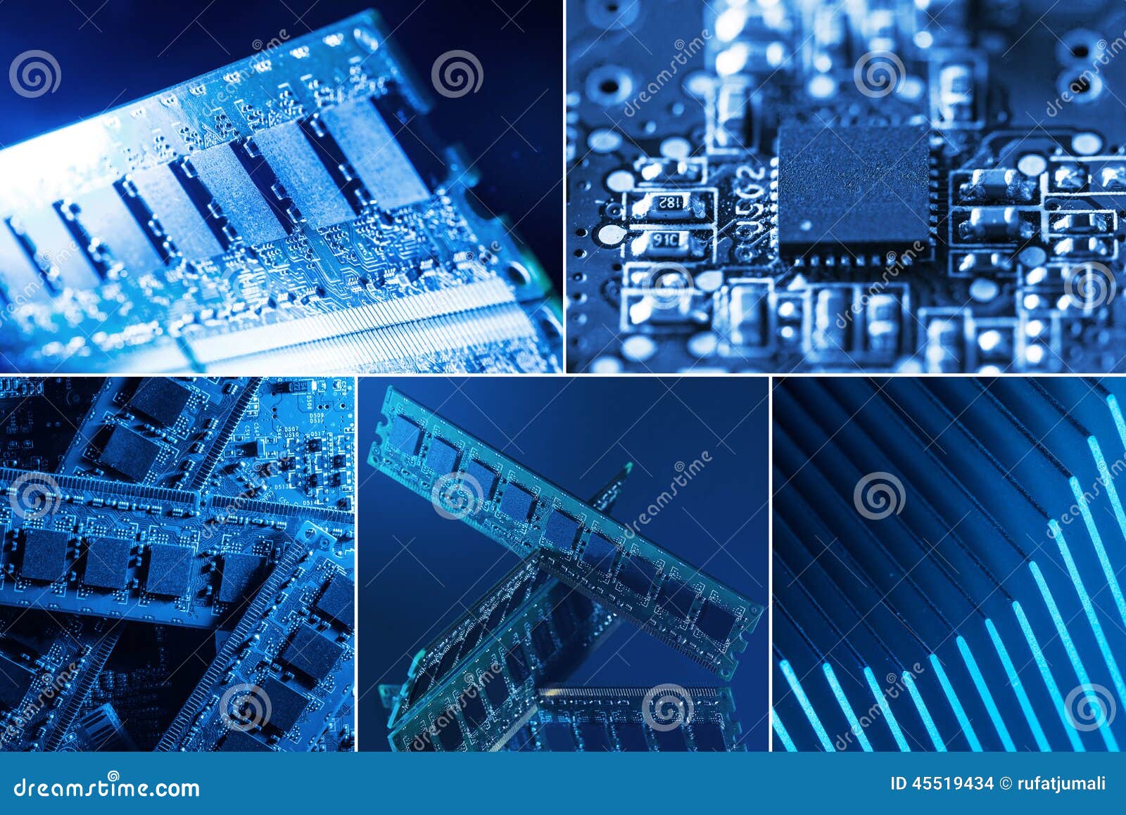 Different Parts of a Computer Stock Photo - Image of computer ...