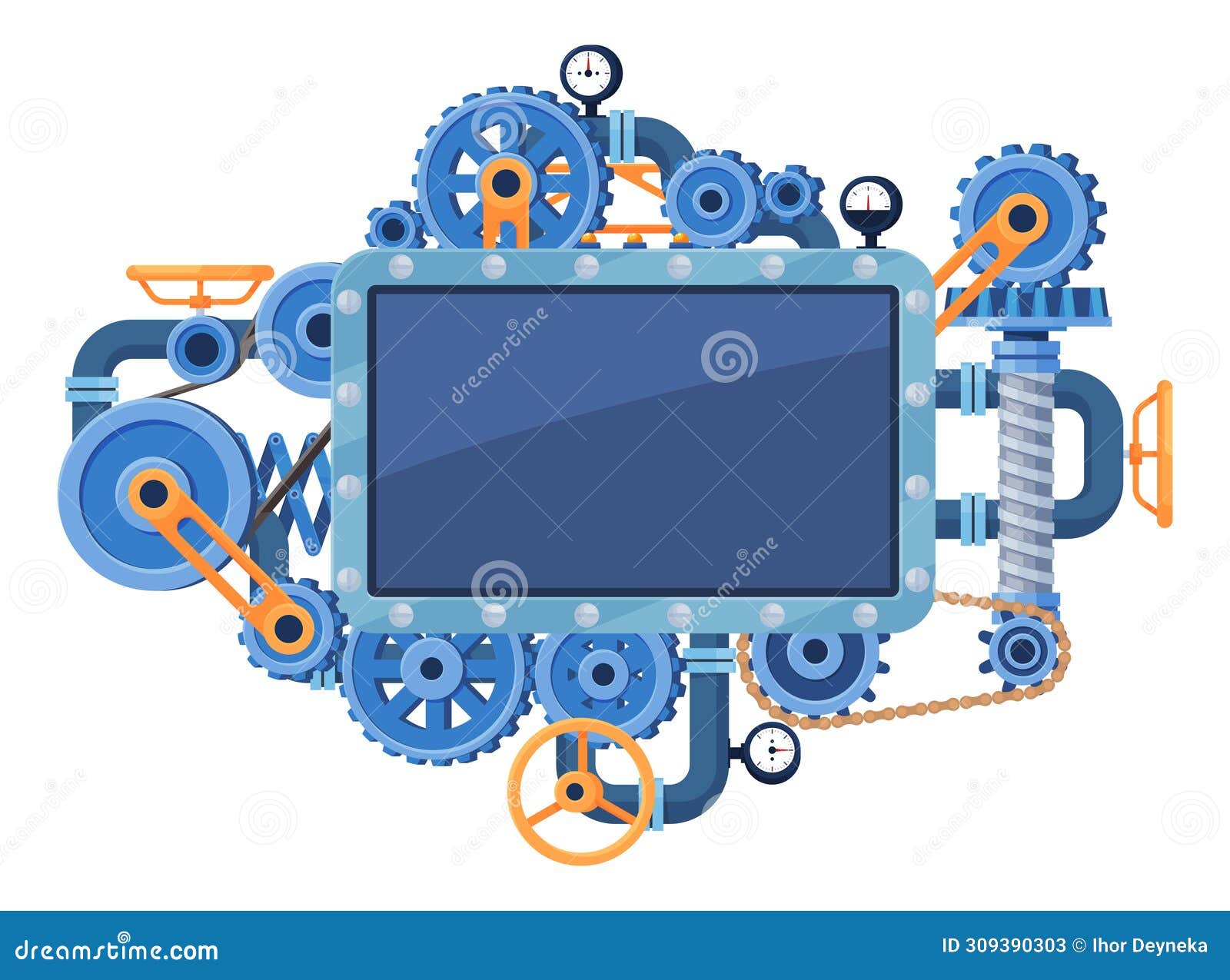 Different Parts of the Mechanism. Mechanical Power Units that Can Be ...