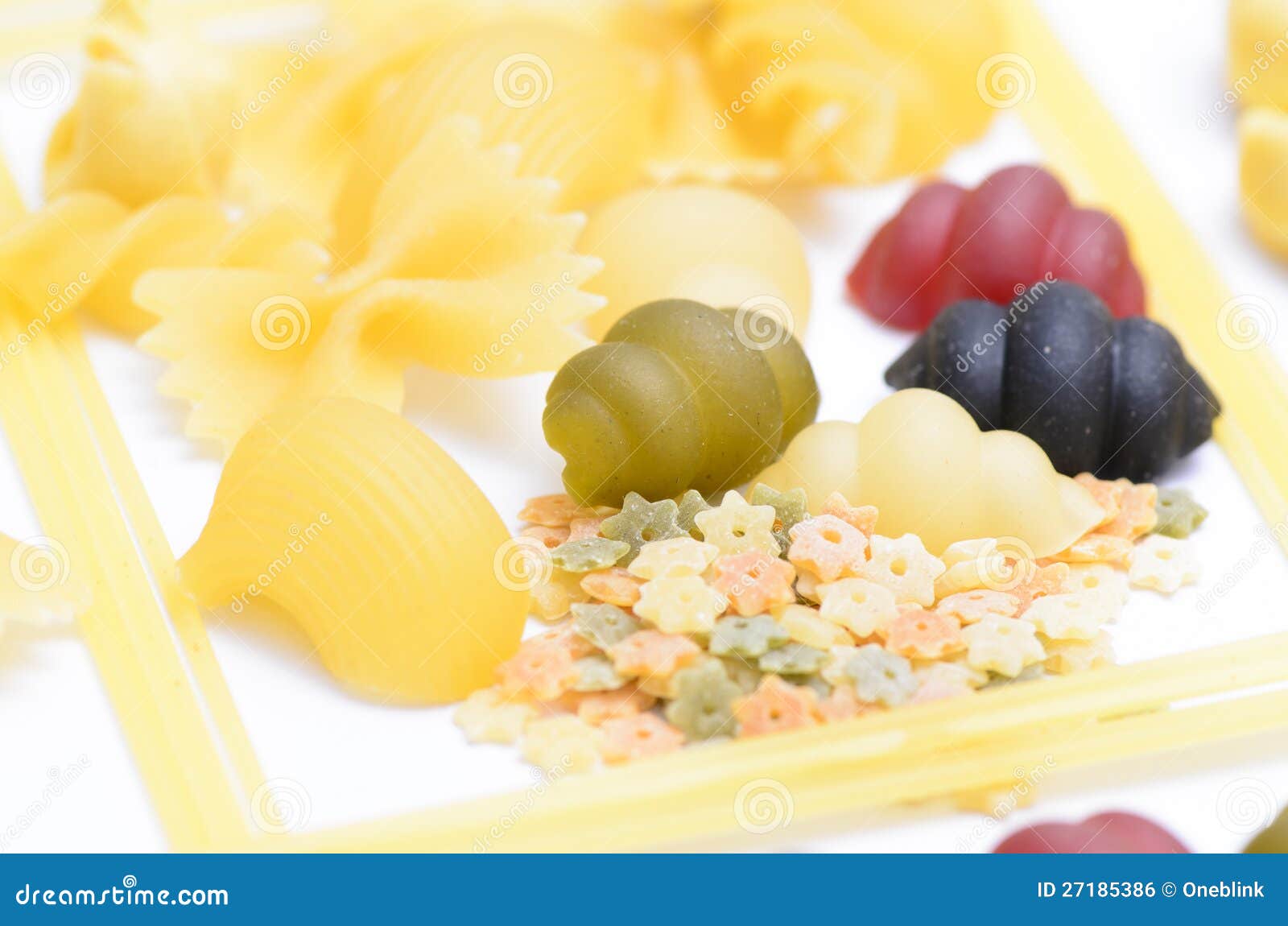 Different pastas stock photo. Image of pattern, cuisine - 27185386
