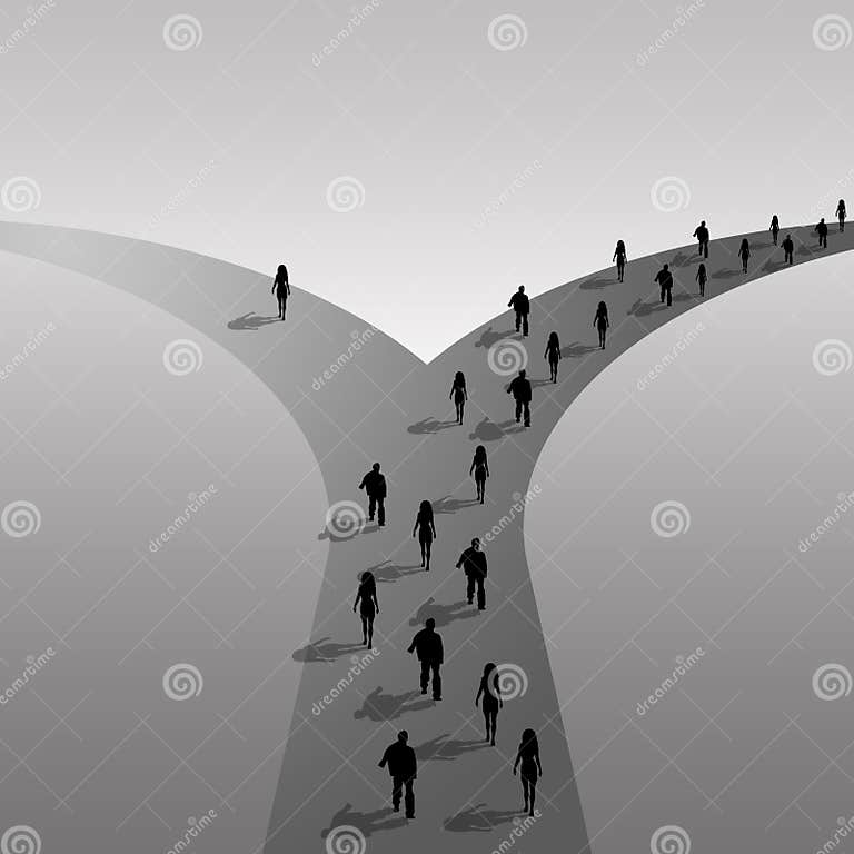 Different path stock illustration. Illustration of dare - 47990945