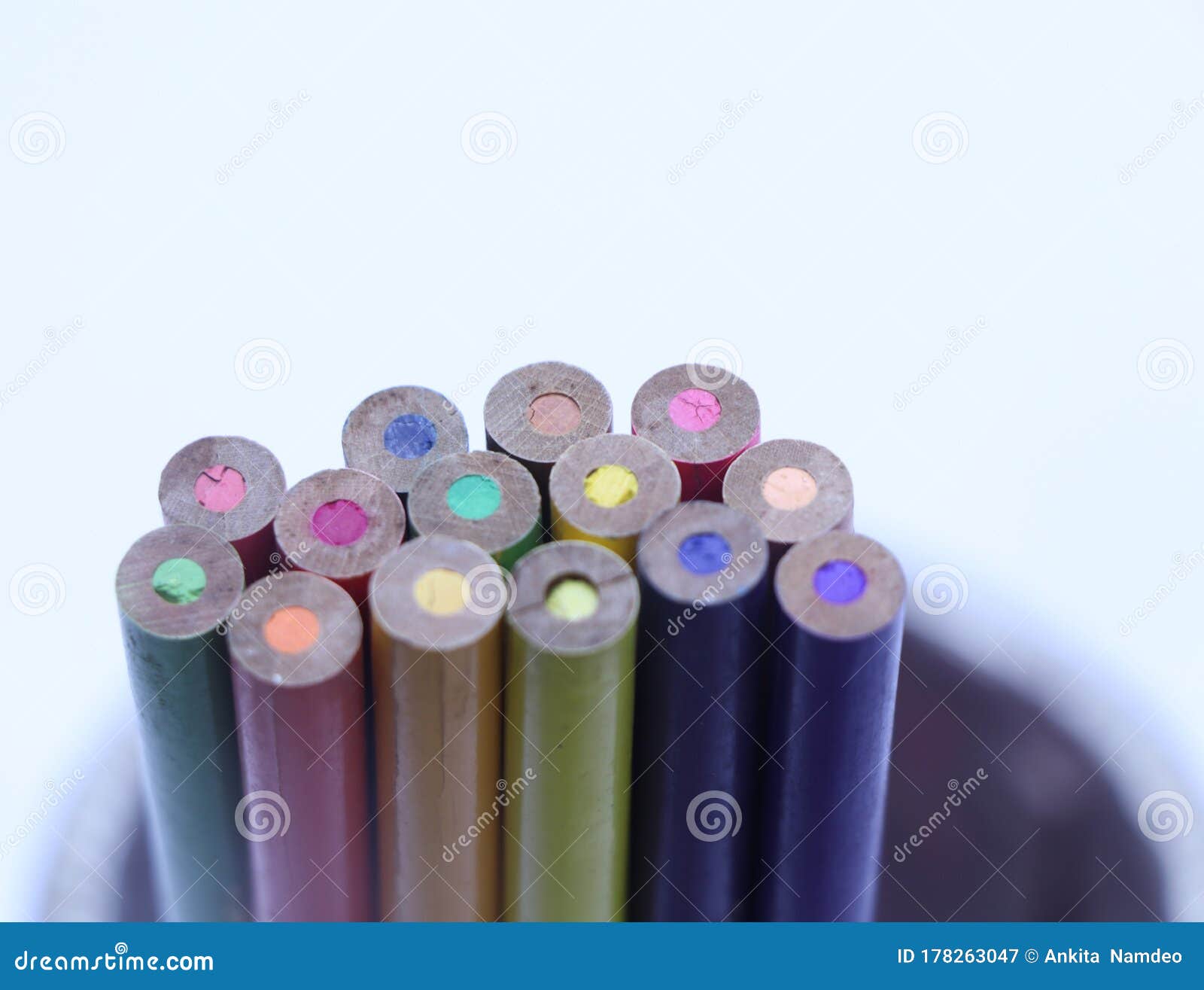 Different Pattern of Colors Used for Drawing Stock Image - Image of ...