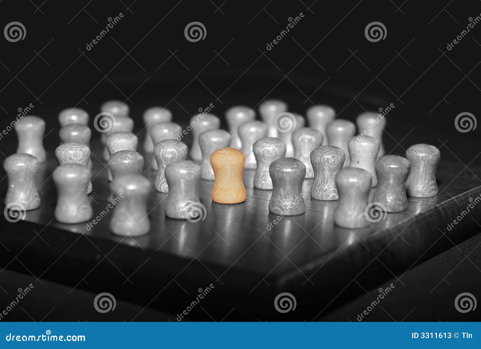 A Different peg stock image. Image of loneliness, photograph - 3311613