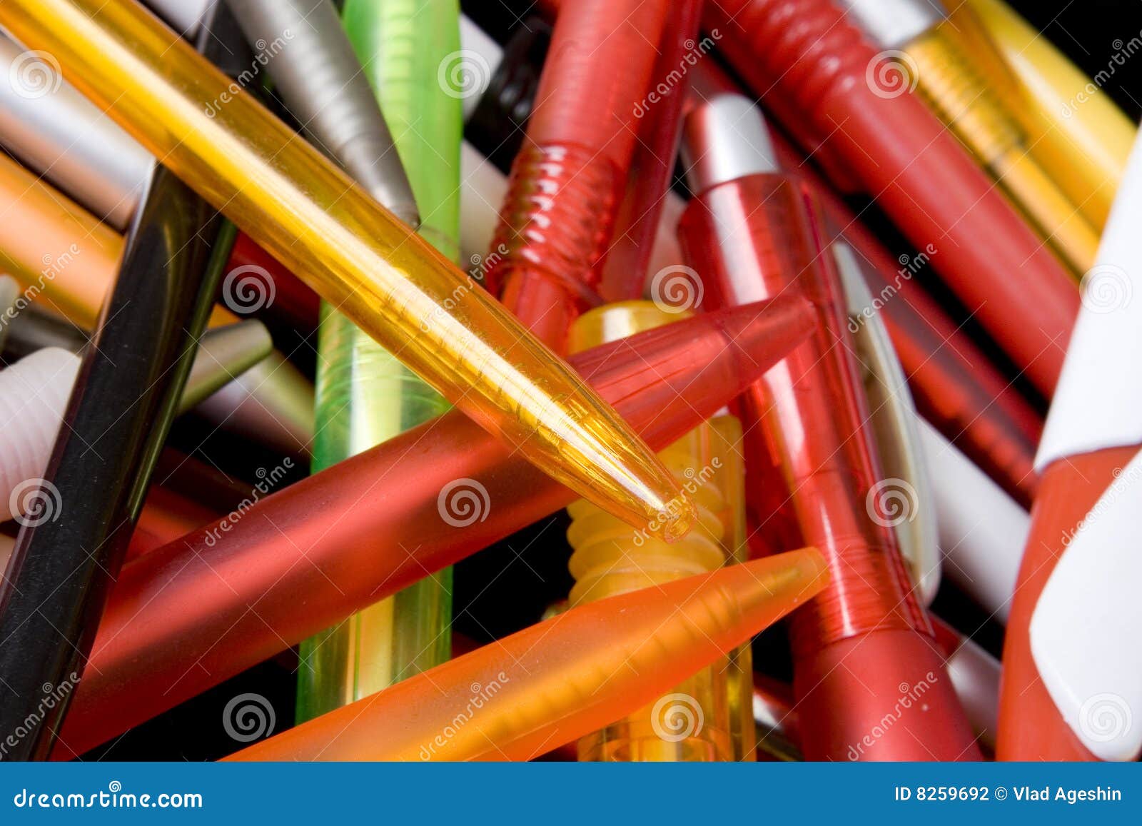 Different pens stock photo. Image of signature, white - 8259692