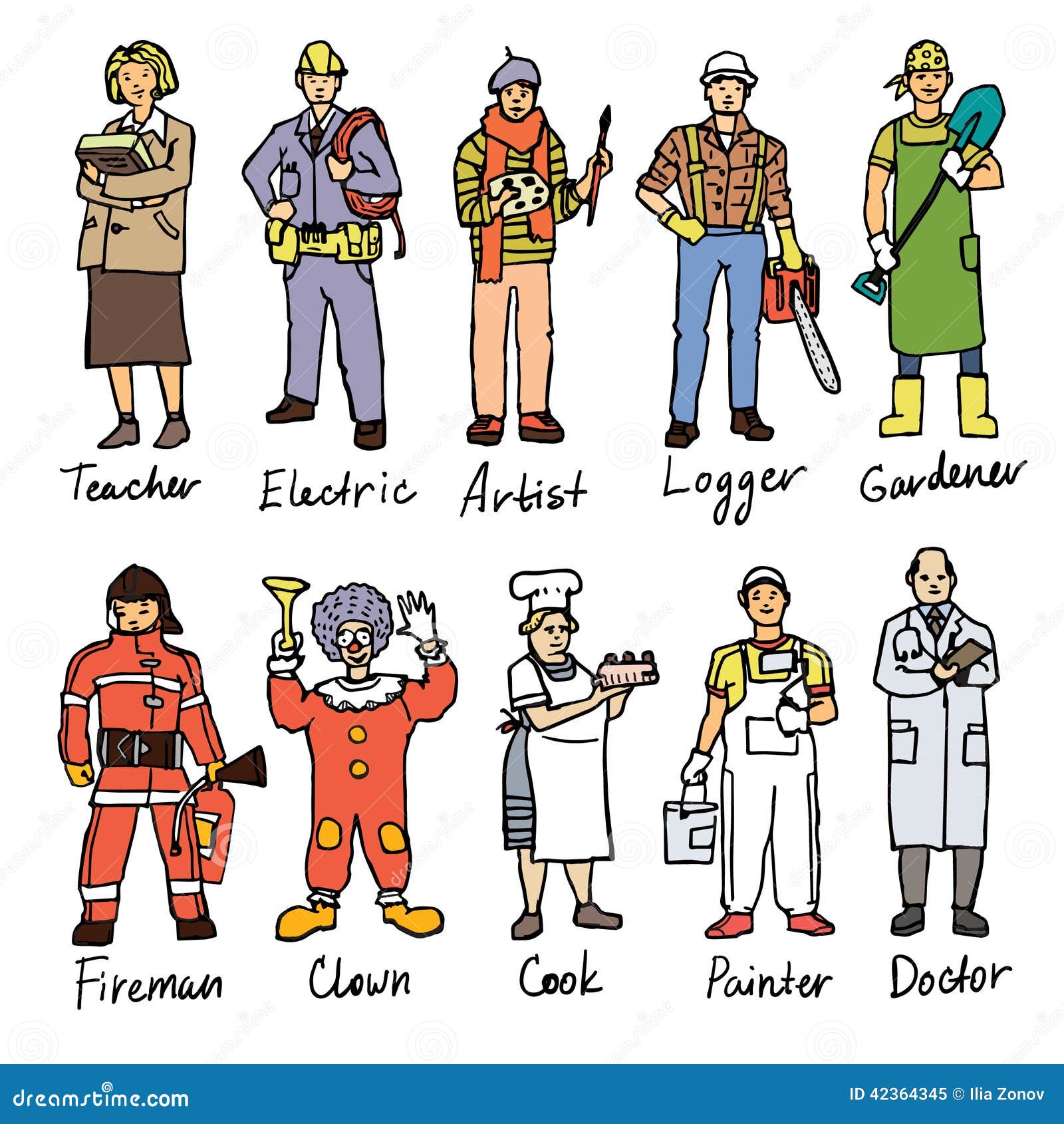 Different People Drawings Stock Vector - Image: 42364345 Different People Drawings Stock Vector - Image: 42364345