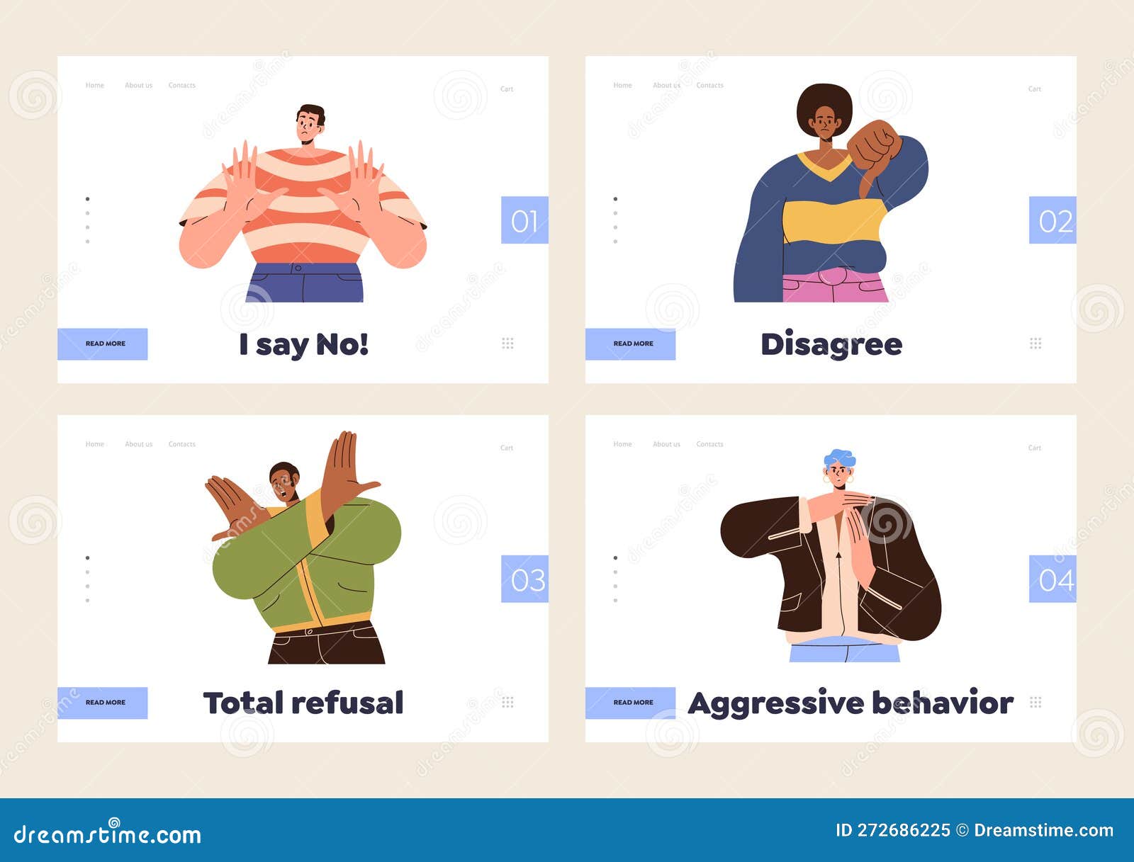 Rejection Feeling Icon. Outline Sketch Drawing. Vector Illustration ...