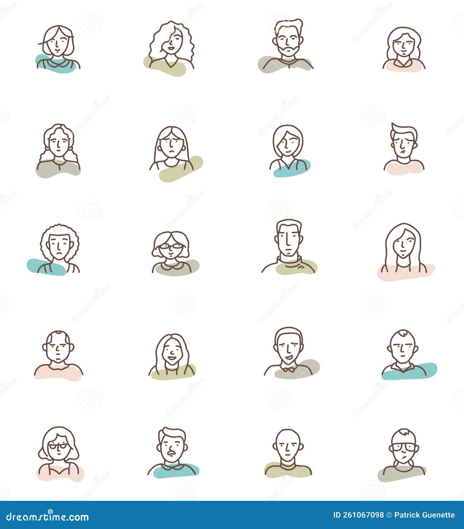 Different Personalities, Icon Stock Vector - Illustration of ...