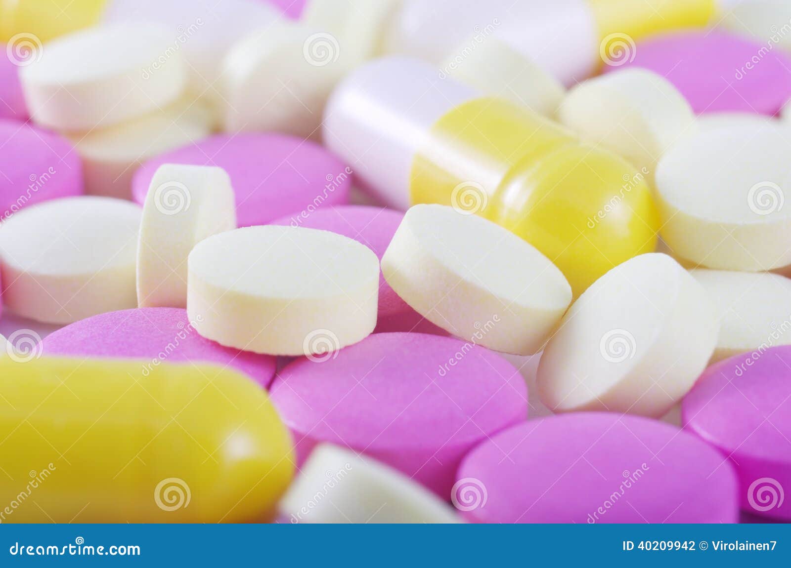 Different pills stock photo. Image of color, therapy - 40209942