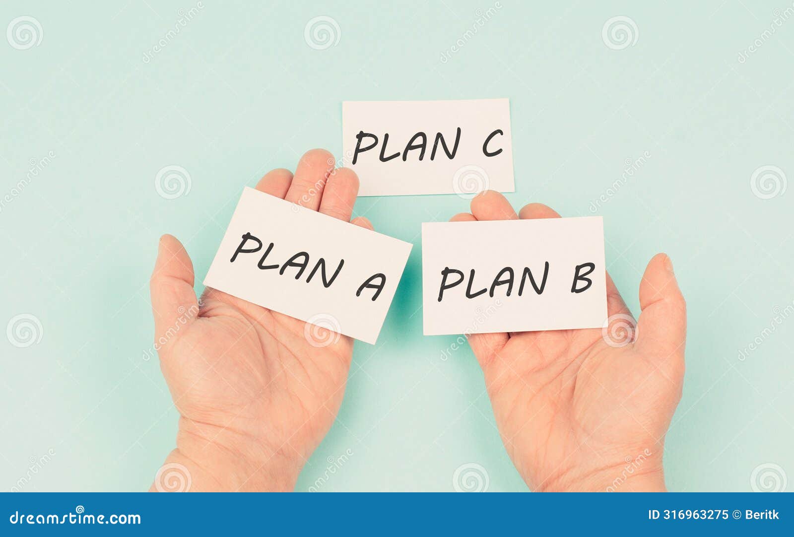 Different Plan a or B Option, Taking Opportunity, Making a Decision ...