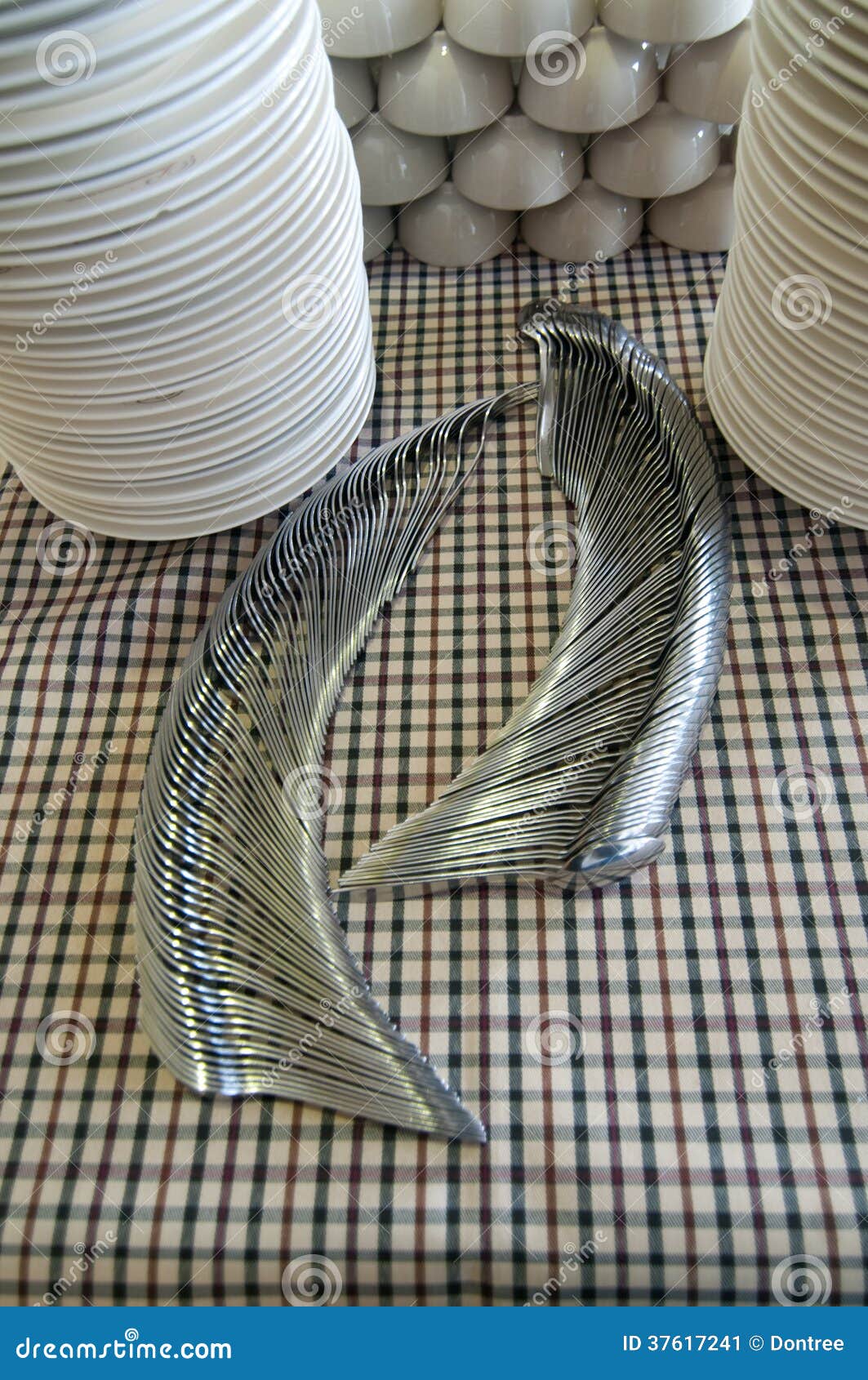Different Plates Stacked Together Stock Image - Image of order ...