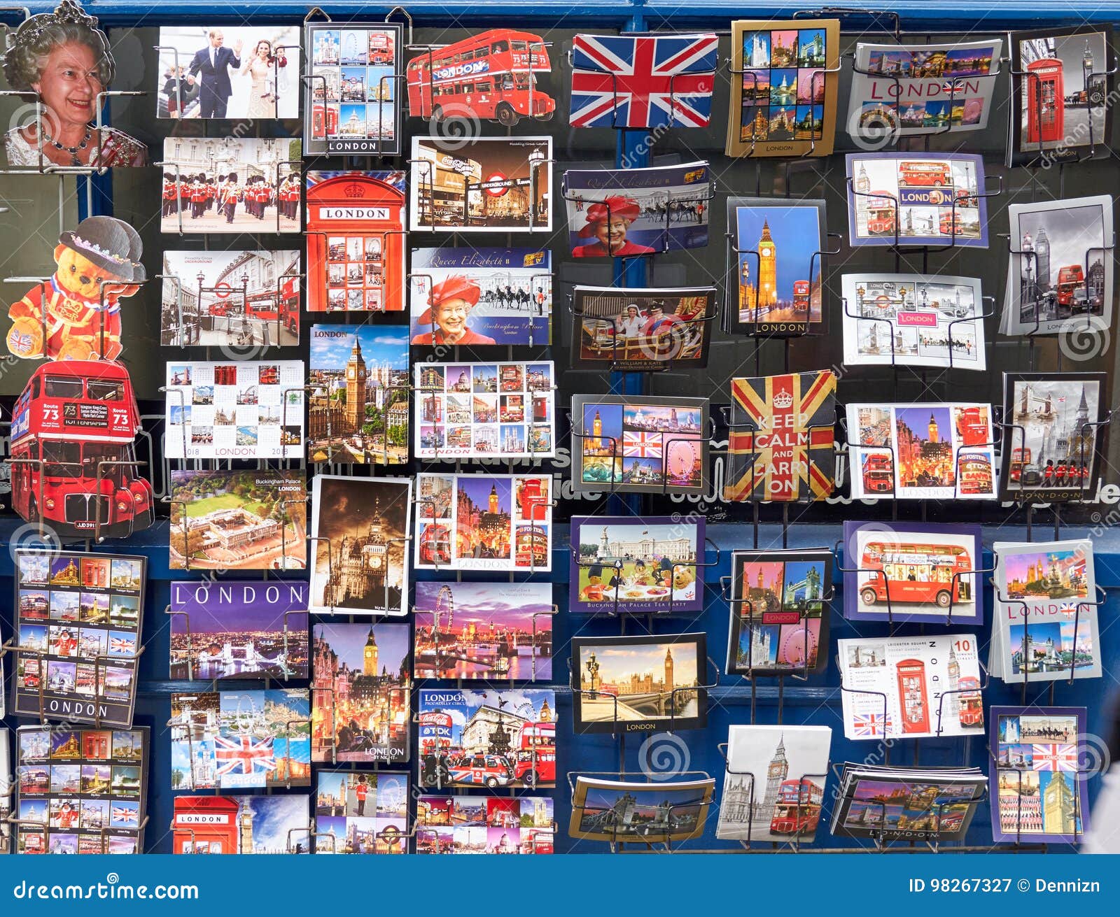 Different Post Cards of London and England Editorial Photography ...