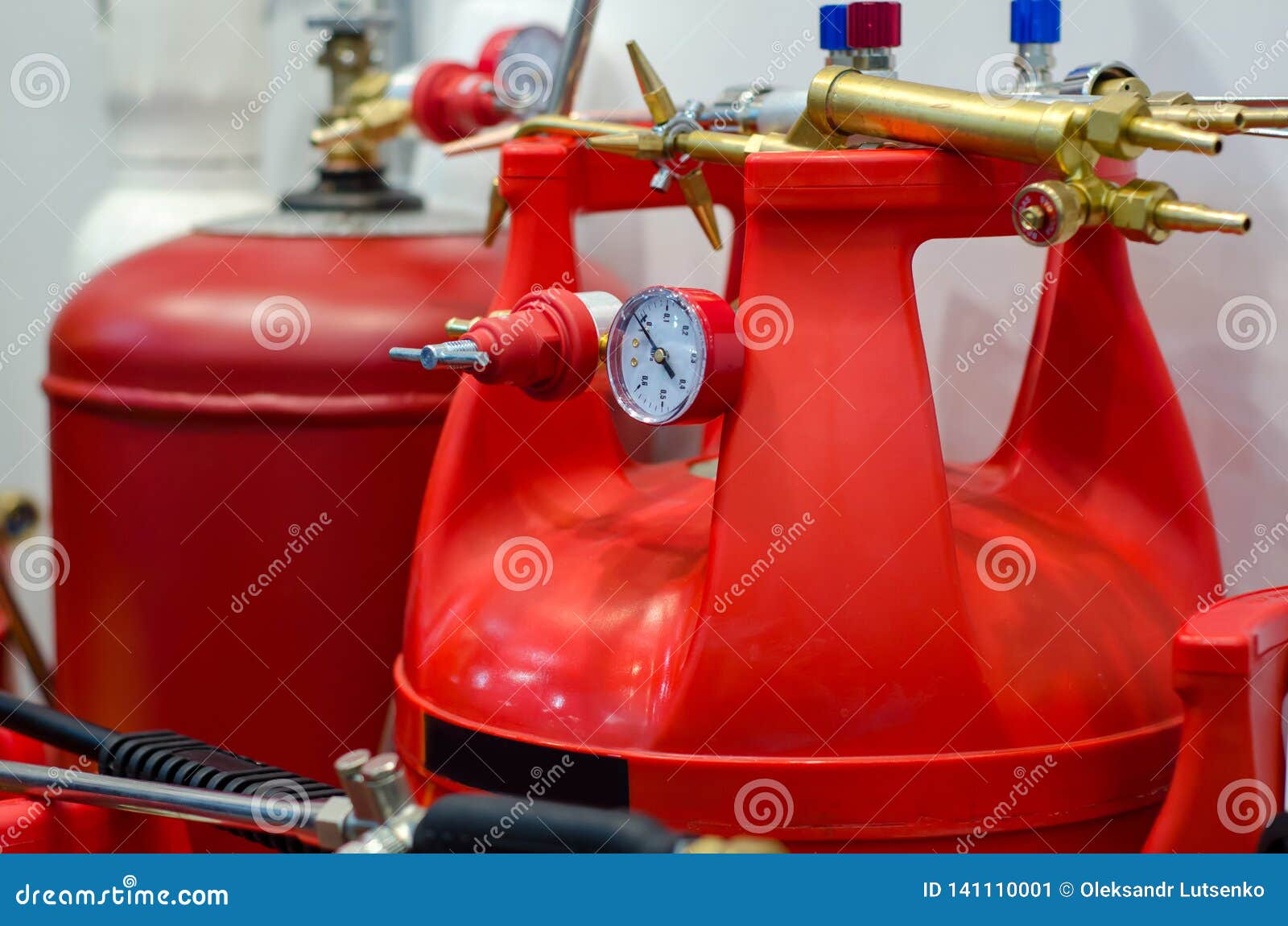Different Propane Tanks, Gas Cylinders Stock Image - Image of propane ...