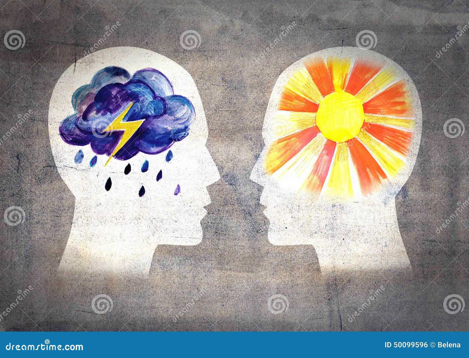 Different psyche people stock illustration. Illustration of cheerful ...