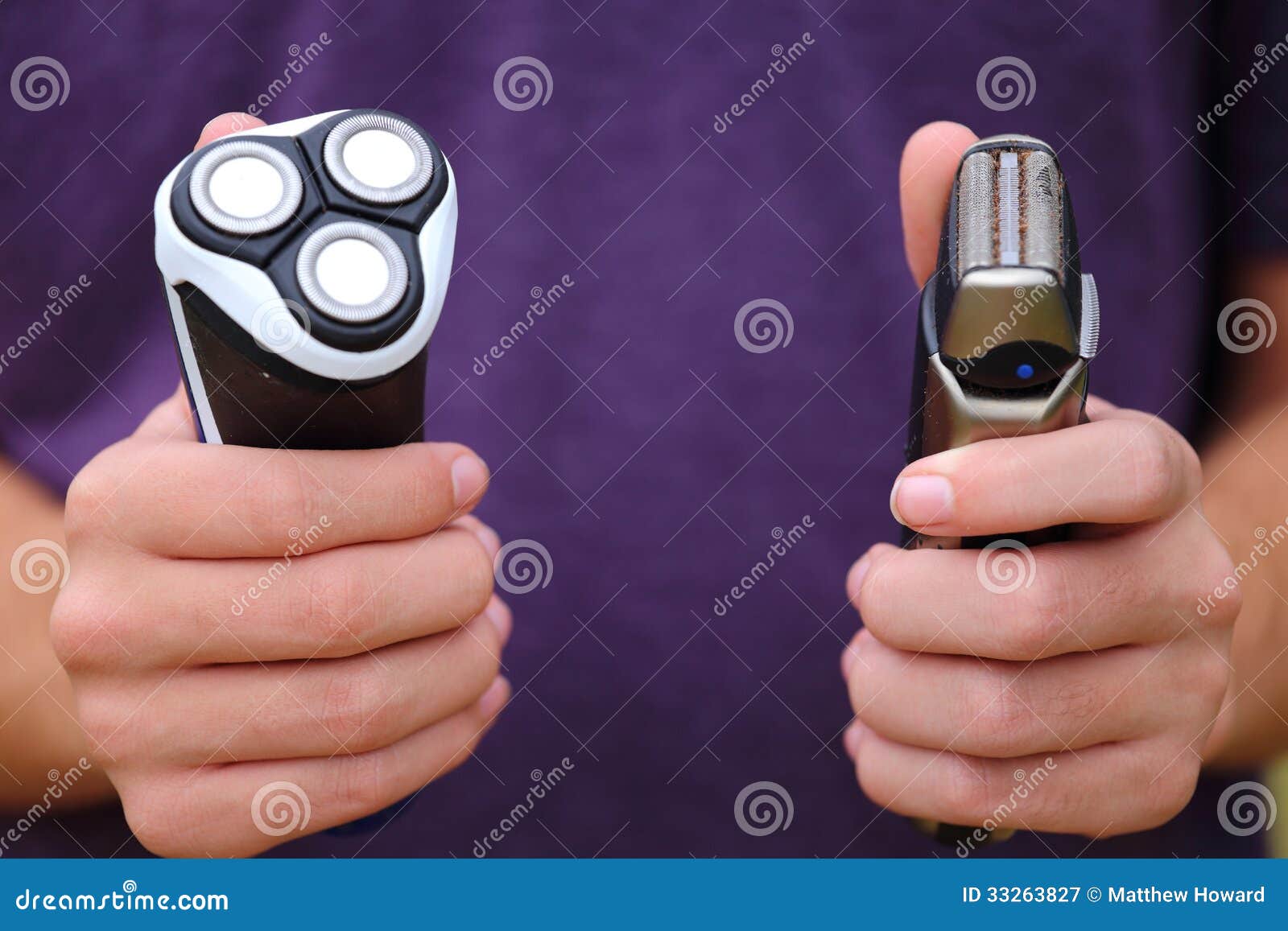 Different Razors stock image. Image of macro, object - 33263827