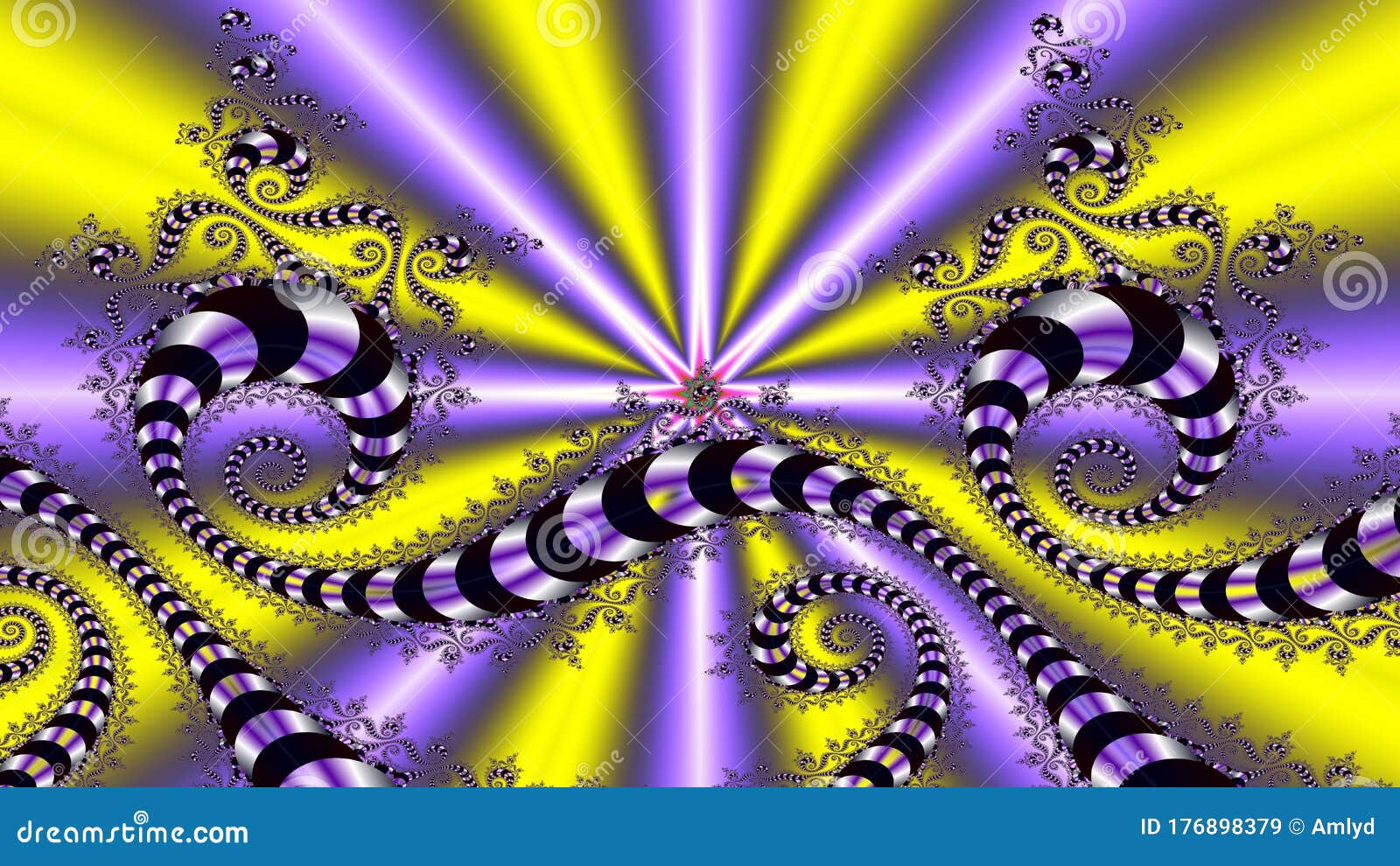 Different Reality Fractal Style Stock Illustration - Illustration of ...