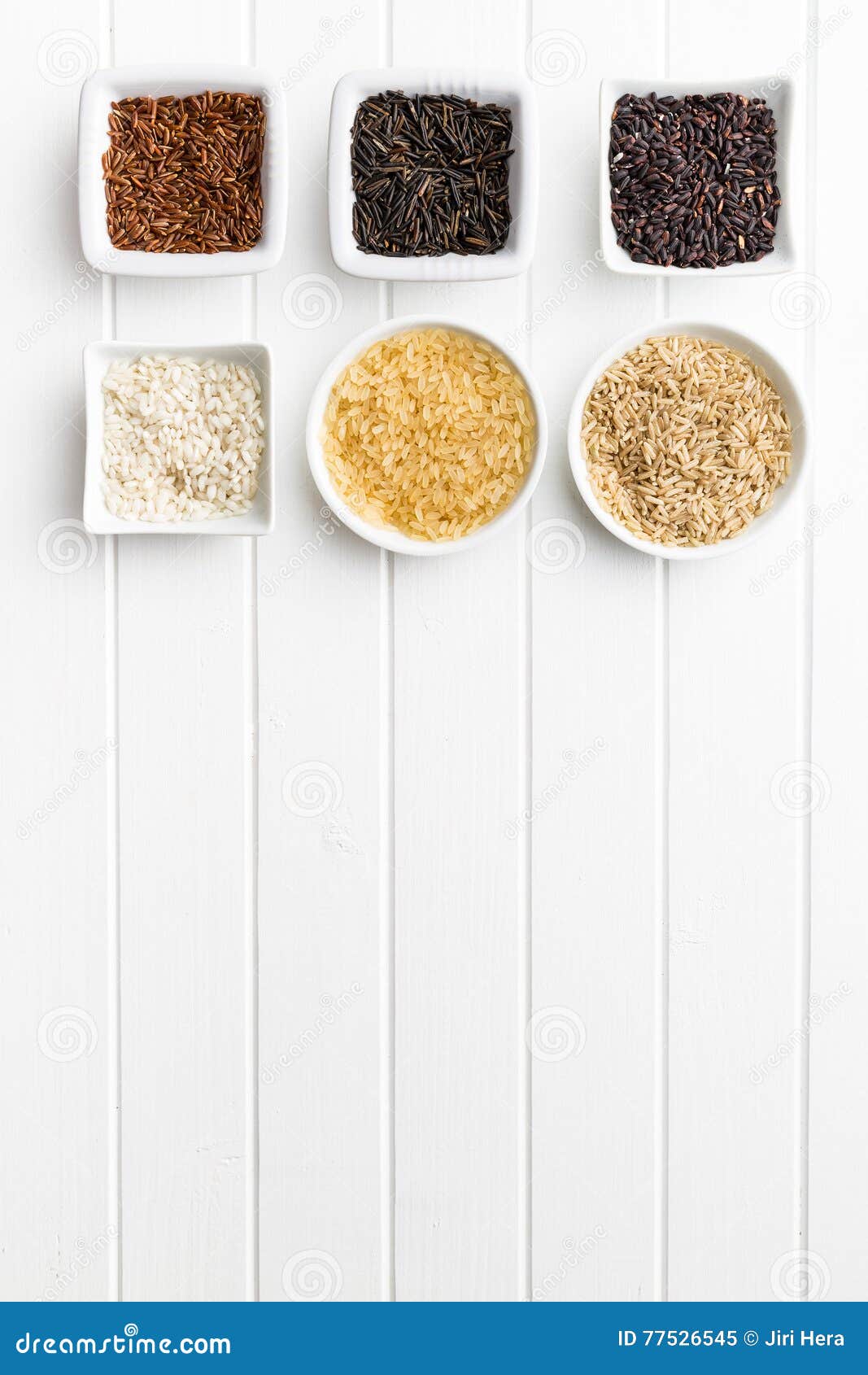 Different rice varieties. stock image. Image of arborio - 77526545