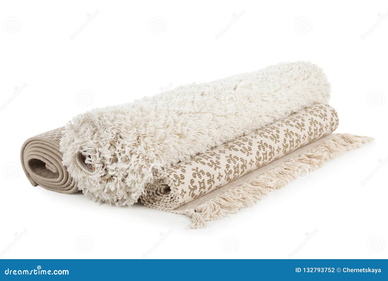 Different Rolled Carpets on White Background. Stock Photo - Image of ... Different Rolled Carpets on White Background. Stock Photo - Image of ...