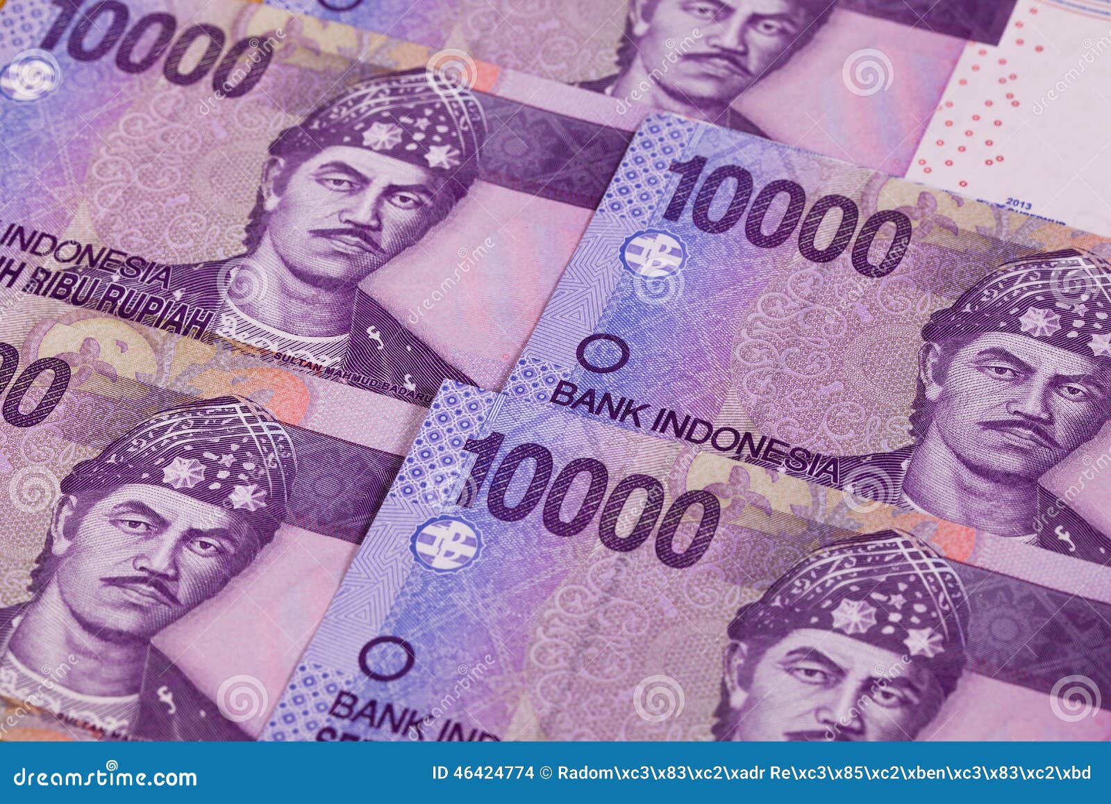 Different Rupiah Banknotes from Indonesia Stock Photo - Image of ...
