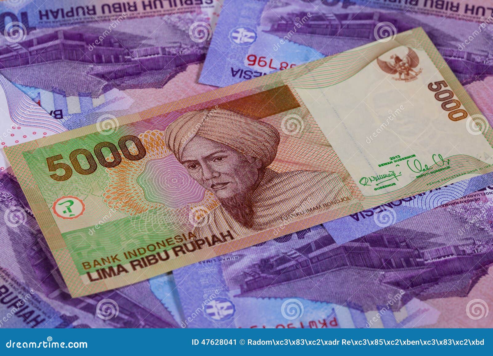 Different Rupiah Banknotes from Indonesia Stock Image - Image of ...