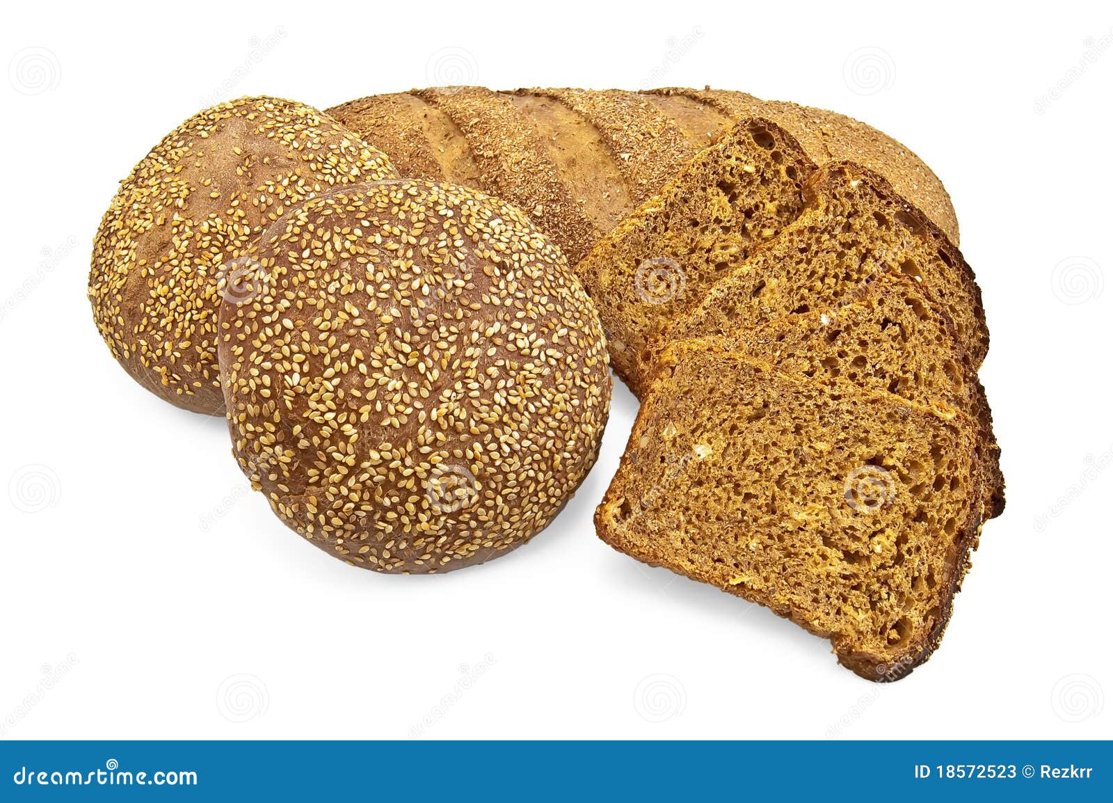 Different rye bread stock image. Image of spongy, peel - 18572523