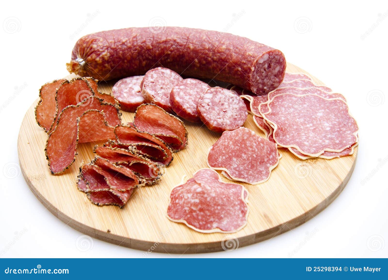 Different salamis sorts stock photo. Image of cheese - 25298394