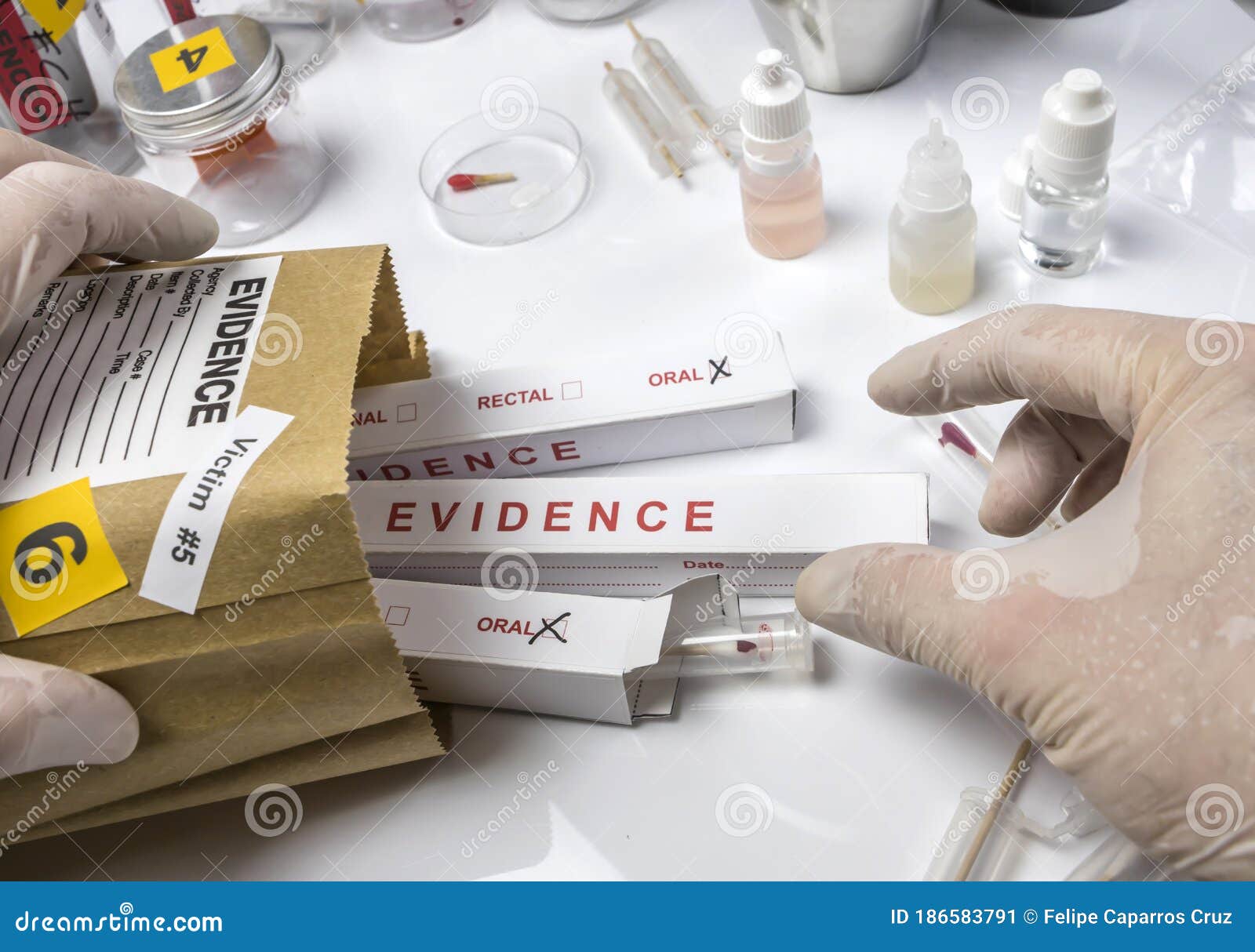 Different Samples Blood Samples To Analyze in the Laboratory Scientific ...